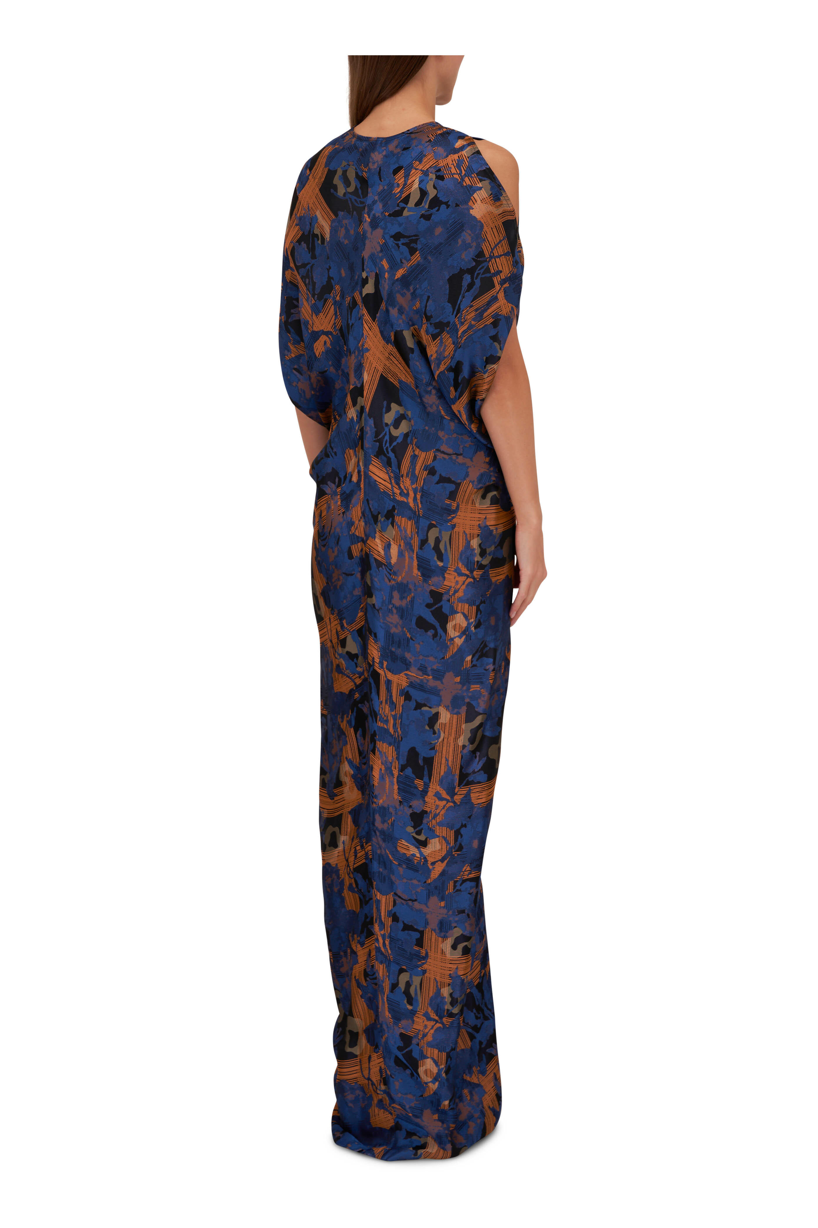 Zero + Maria Cornejo - Long Miu Stretch Silk Charmeuse Dress