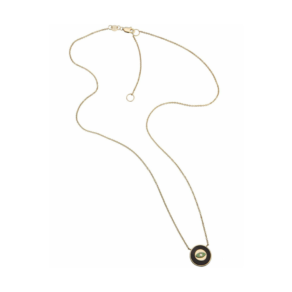 Jennifer Zeuner Jewelry - 14k Yellow Gold Plated Silver Yani Mini Necklace