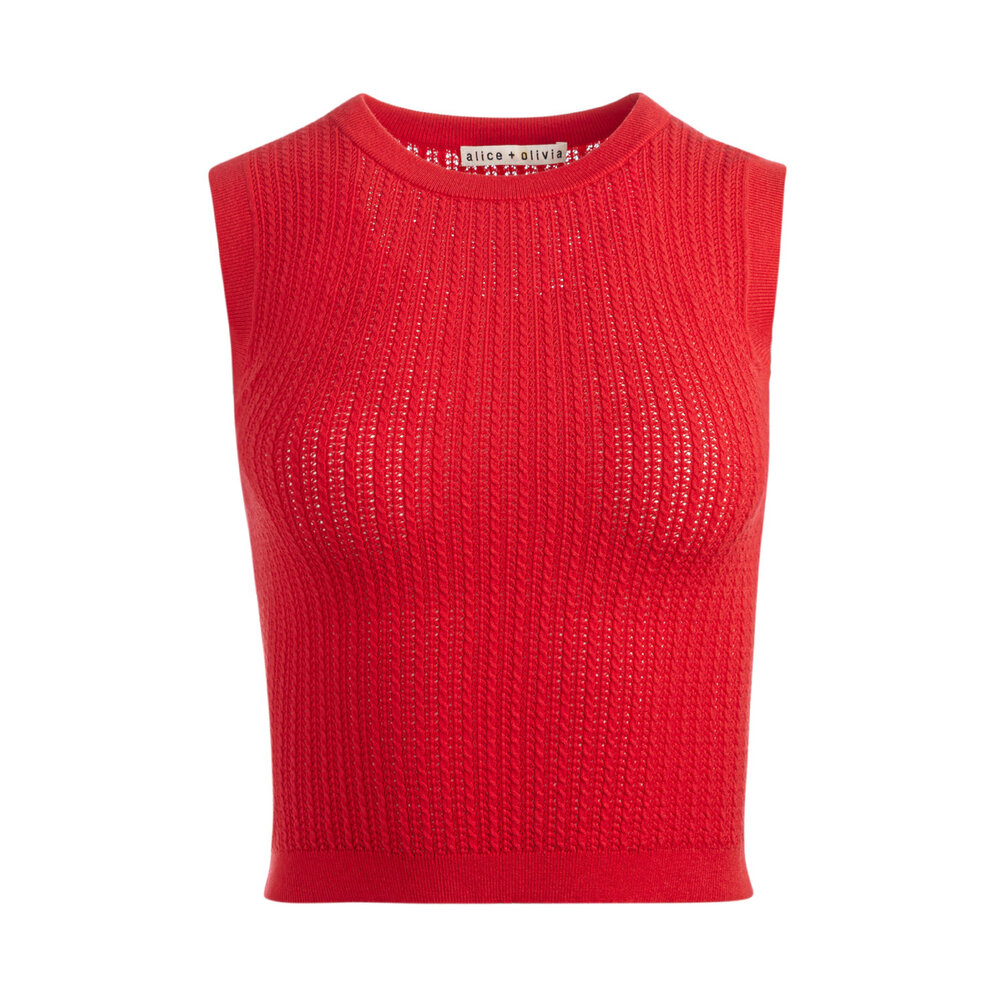 Alice & Olivia - Ruby Sleeveless Knit Laine Tank