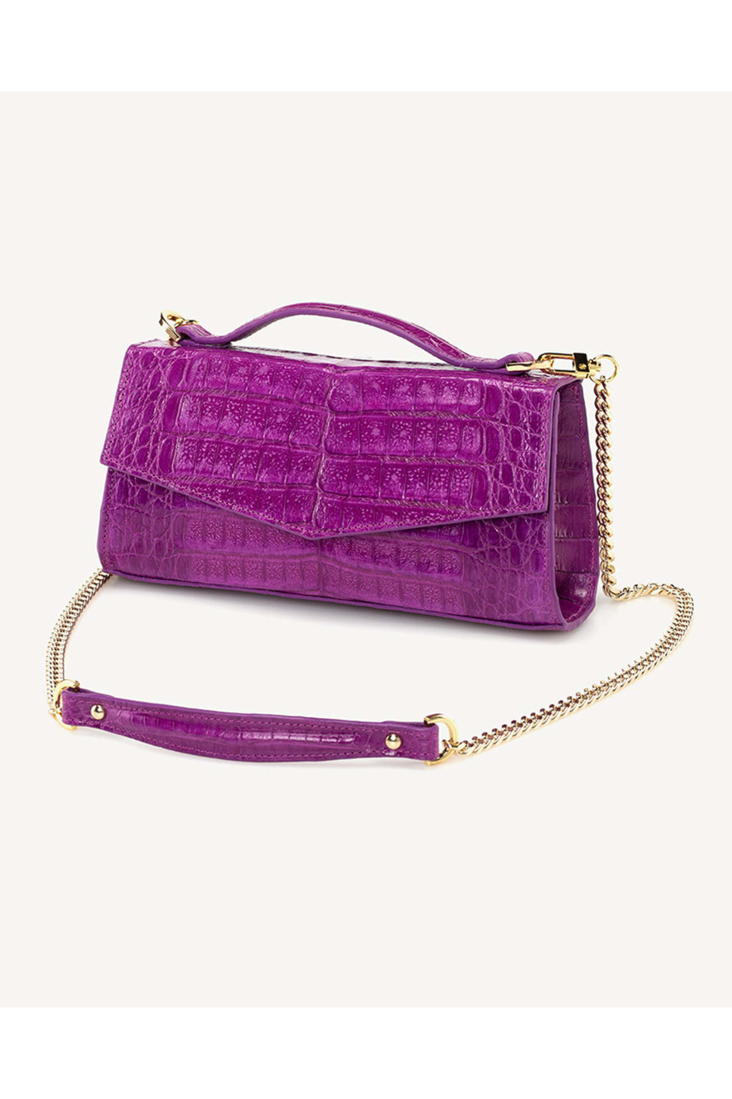 Maria Oliver - Alice Crossbody Clutch in Violet | Mitchell Stores