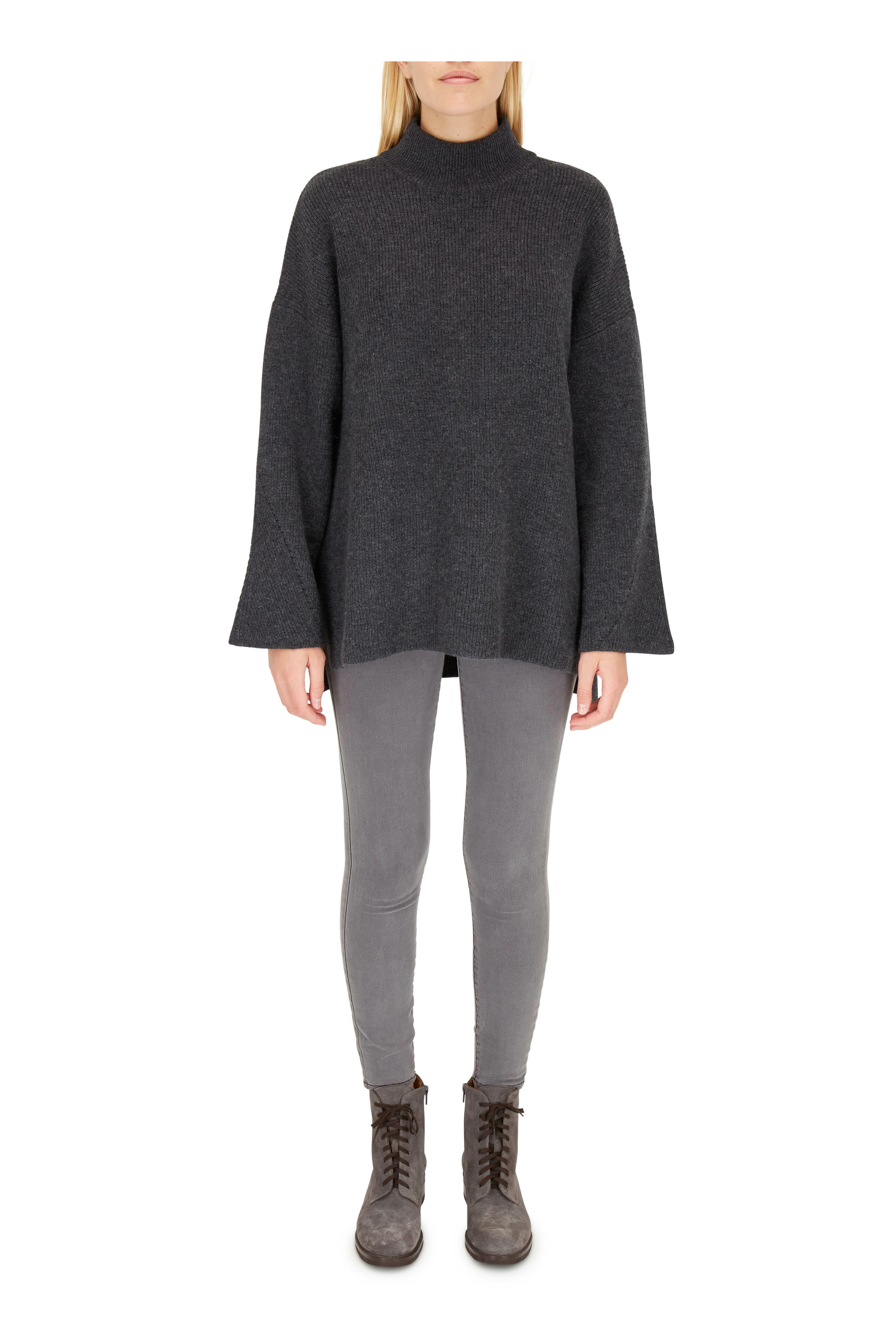 L'Agence - Margot Gray High-Rise Skinny Ankle Jean