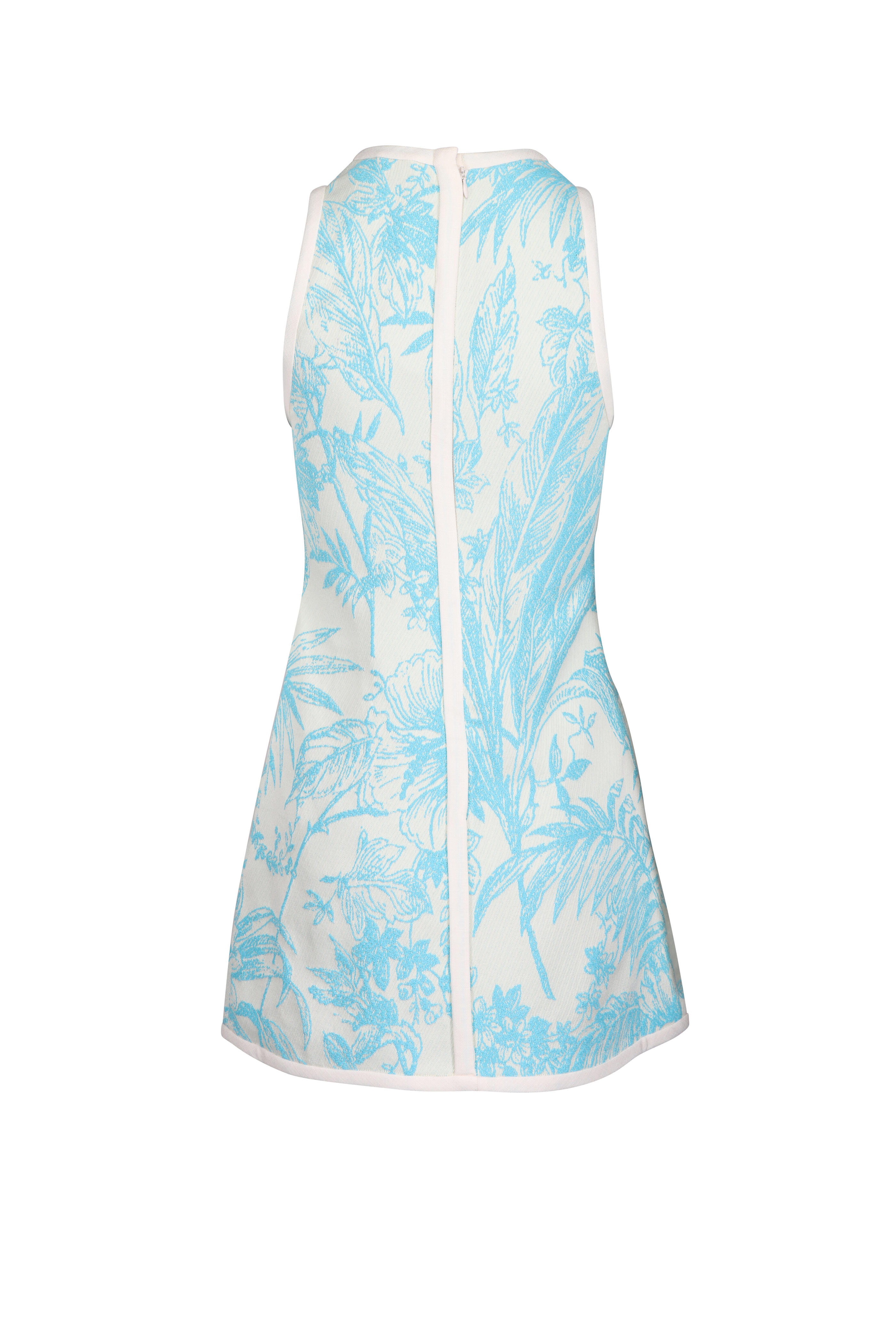 Alexis - Helina Aqua Palm Dress | Mitchell Stores