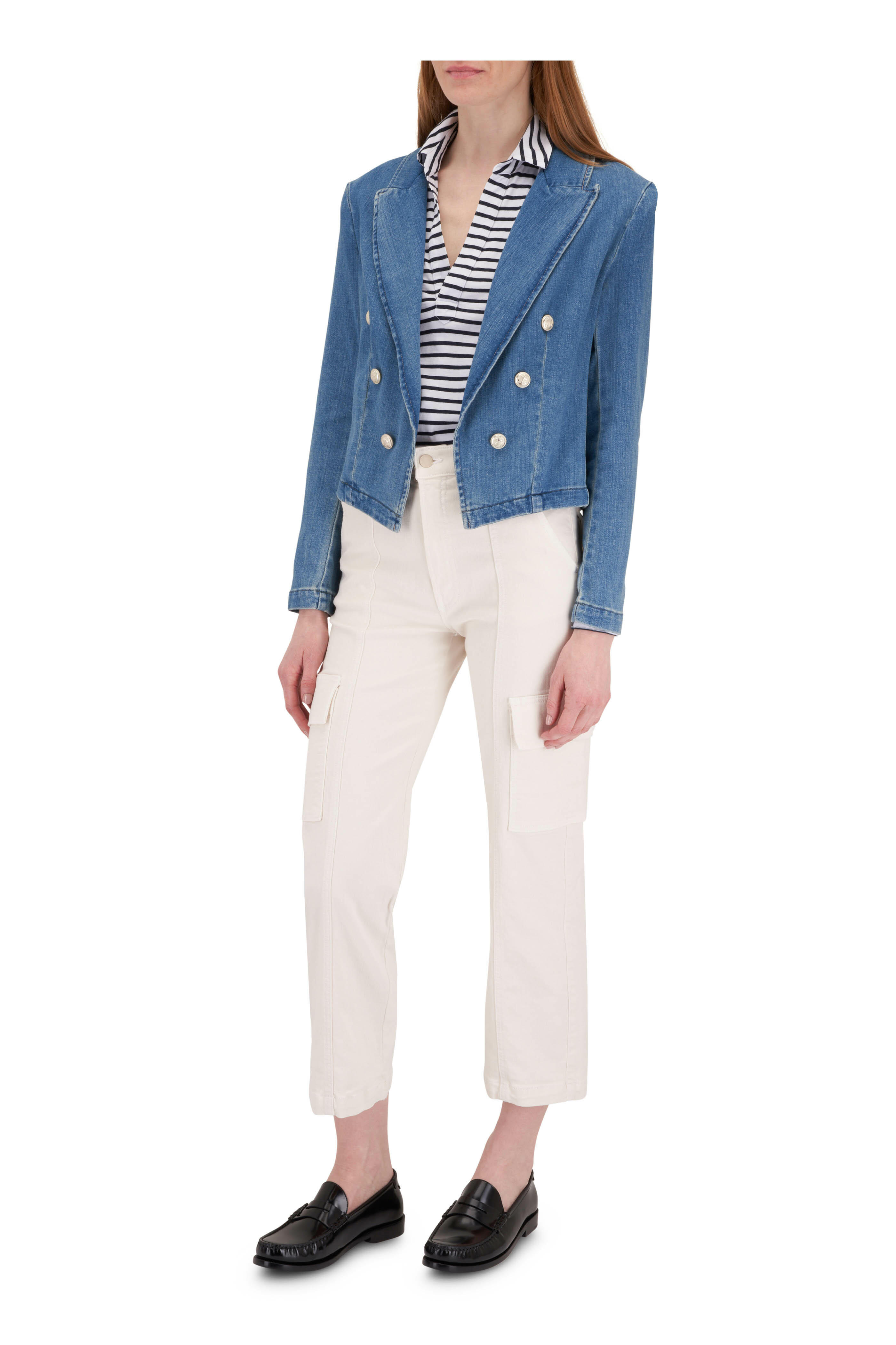 Mother - The Rambler Cream Puffs Cargo Ankle Jean