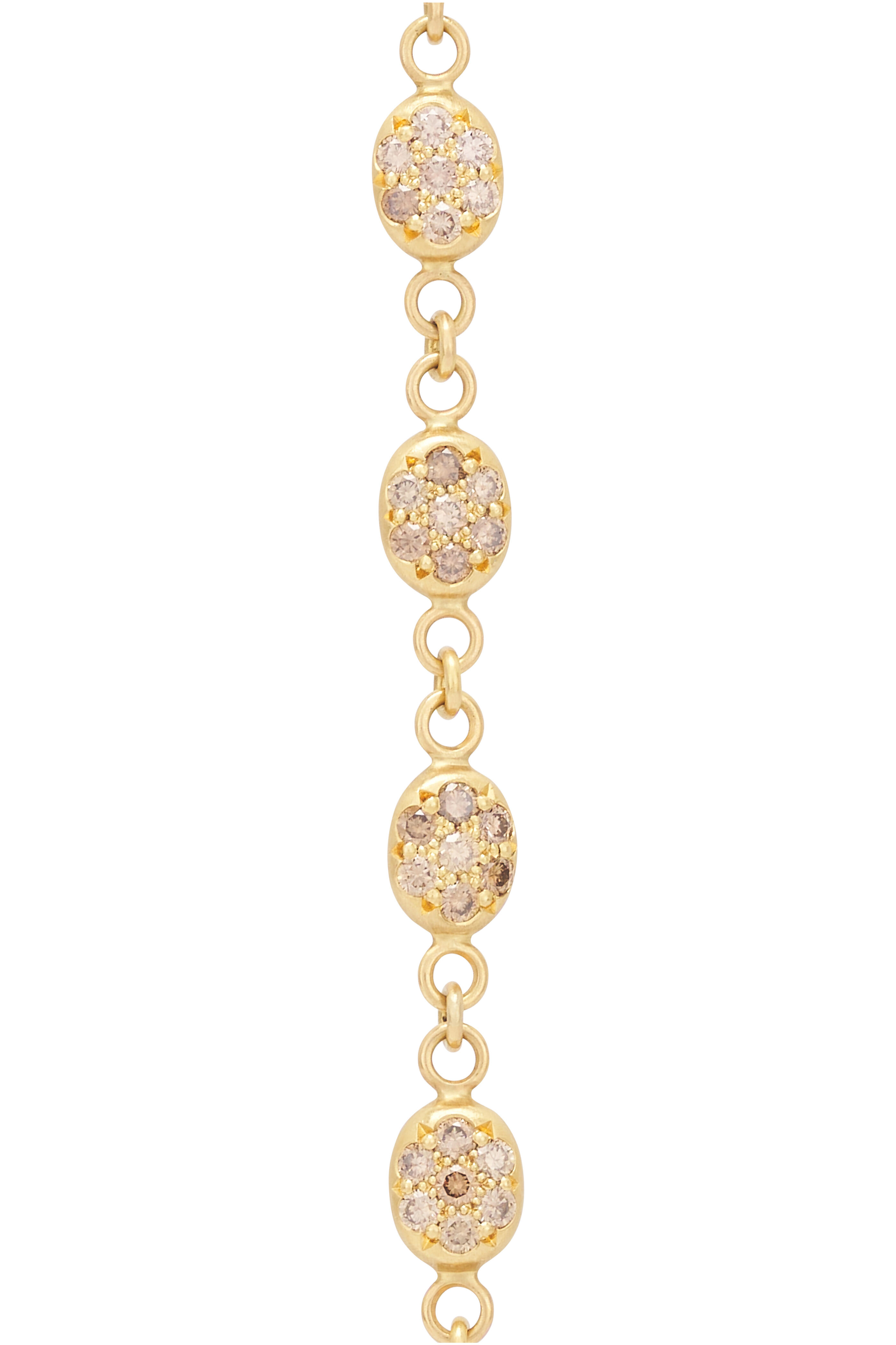 Caroline Ellen - 20k Yellow Gold Diamond Tennis Bracelet