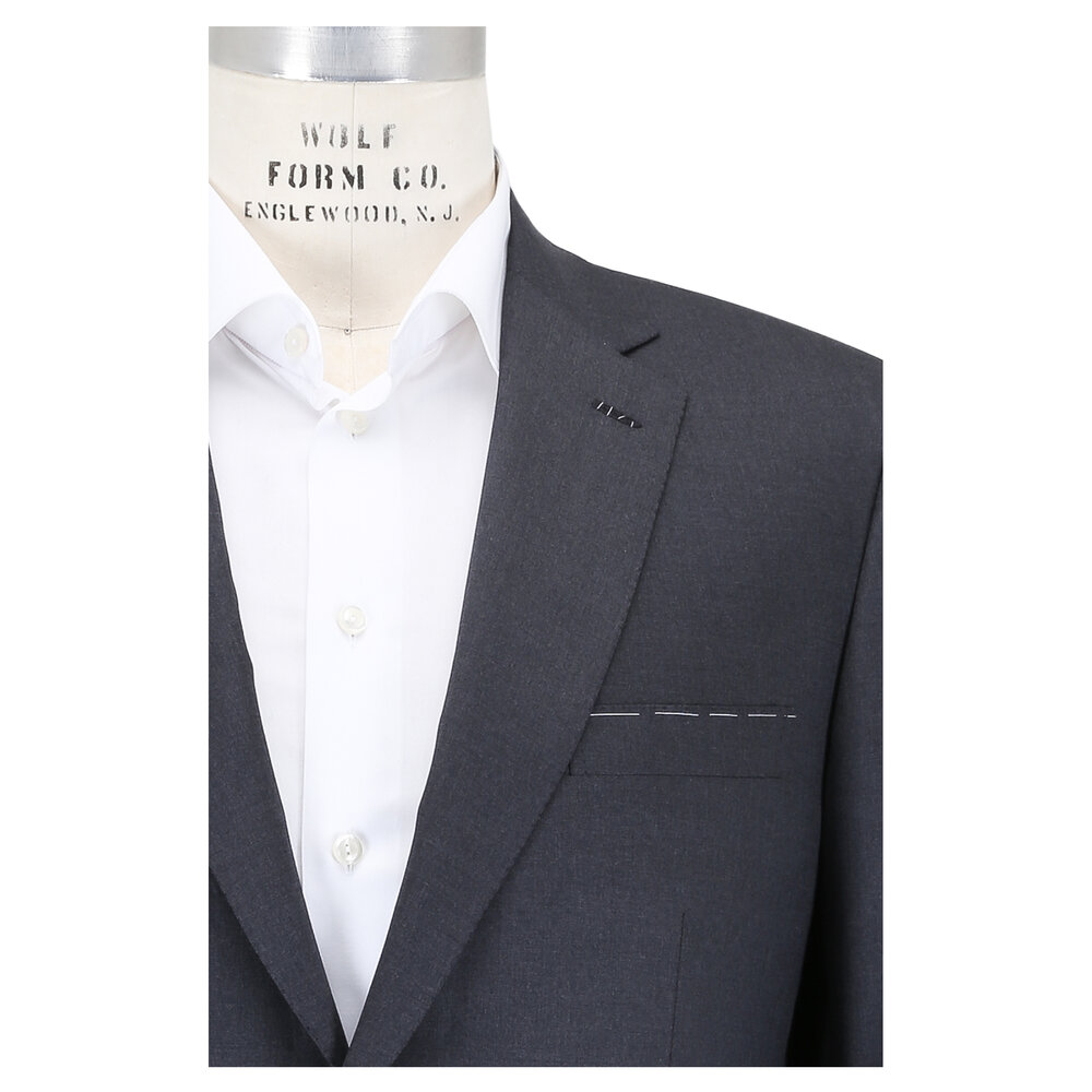 Brioni - Solid Charcoal Gray Wool Suit | Mitchell Stores