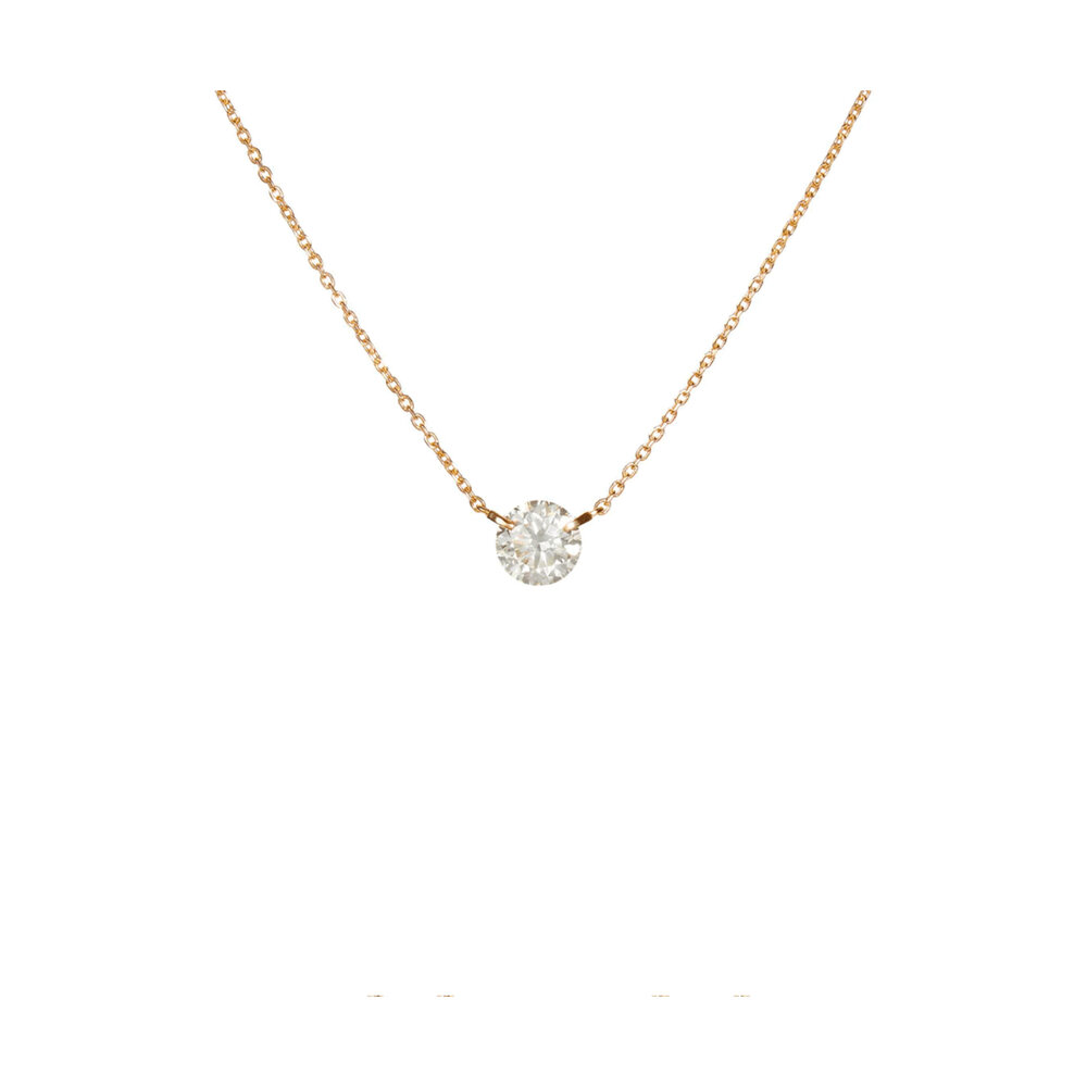Kai Linz - Single Diamond Floating Necklace | Mitchell Stores