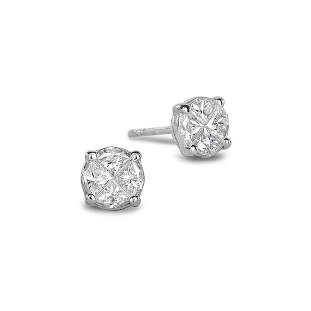 Nam Cho - Invisible Diamond Studs | Mitchell Stores