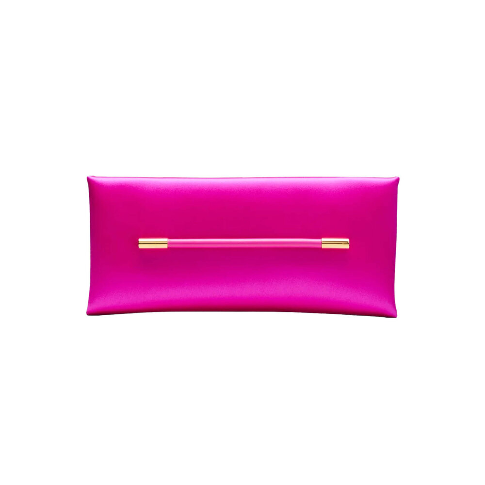 Tom Ford - Ava Satin Clutch in Pink | Mitchell Stores