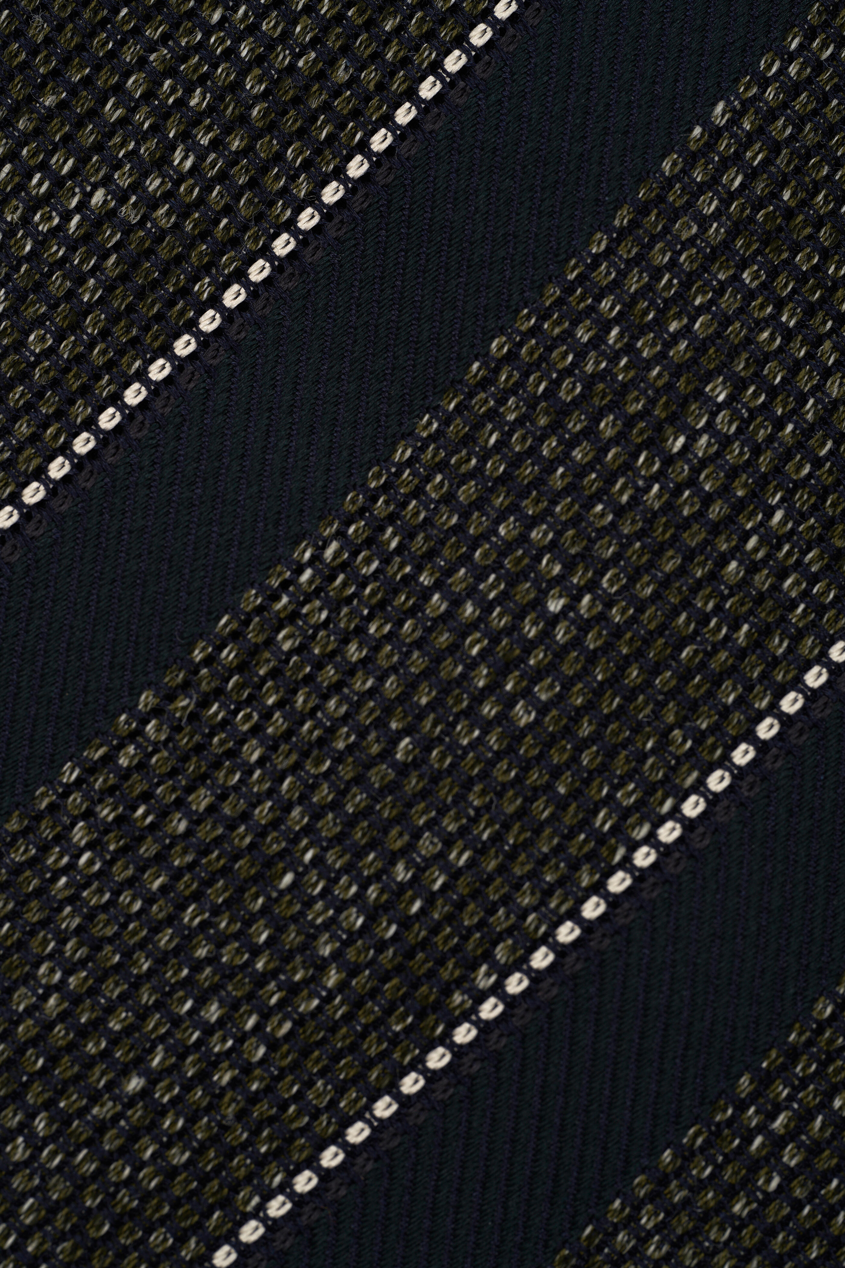 Brioni - Gray & Navy Textured Silk Blend Necktie