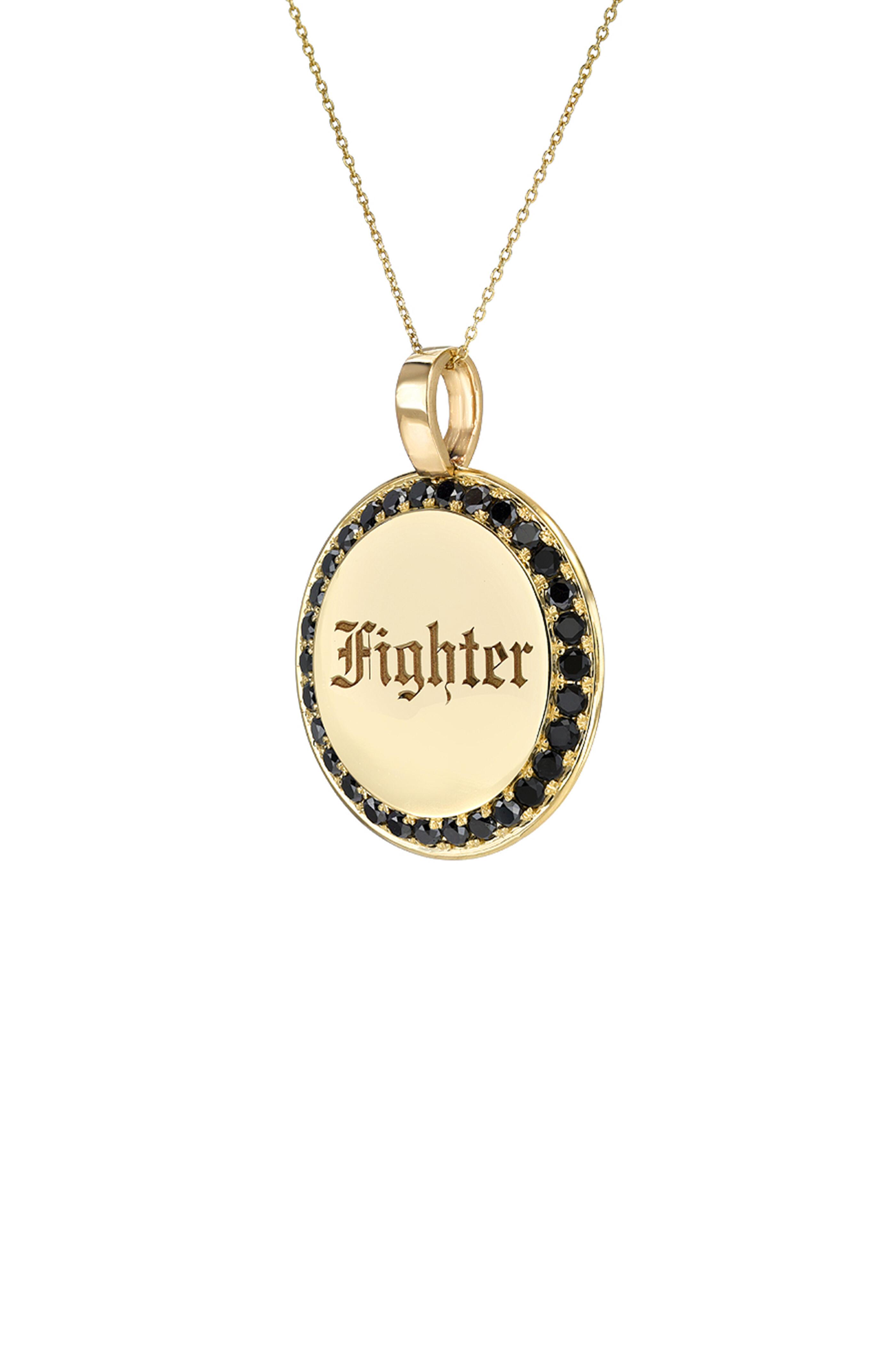 Dru - The Lover/Fighter Diamond & Gold Medallion