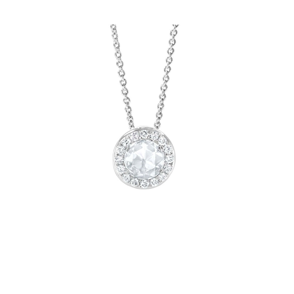 64 Facets - Scallop Diamond Necklace | Mitchell Stores