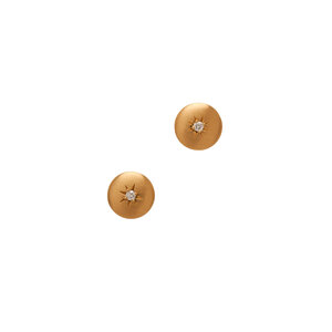 Caroline Ellen - Star Set Diamond Lentil Studs | Mitchell Stores