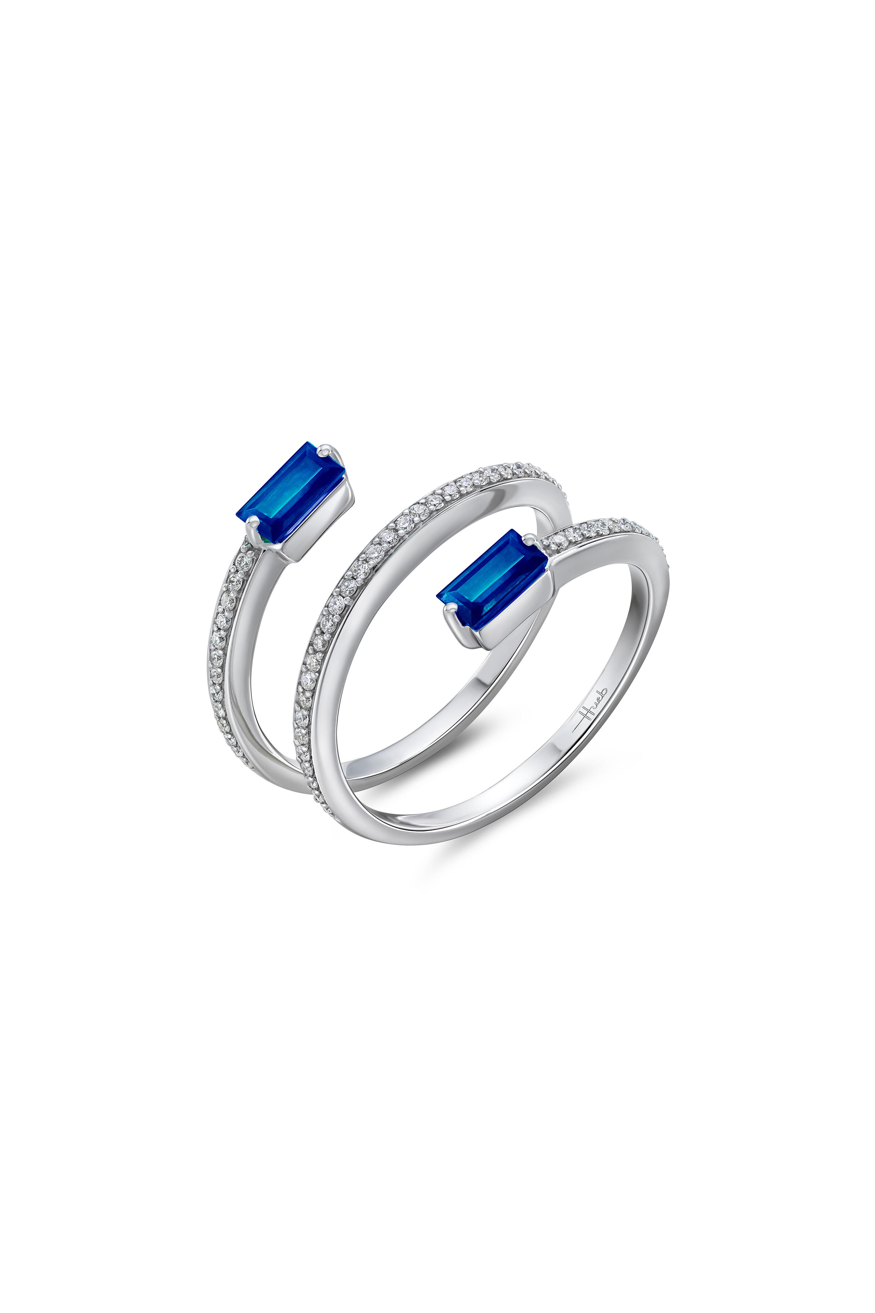 Hueb - Spectrum Diamond & Blue Sapphire Ring | Mitchell Stores