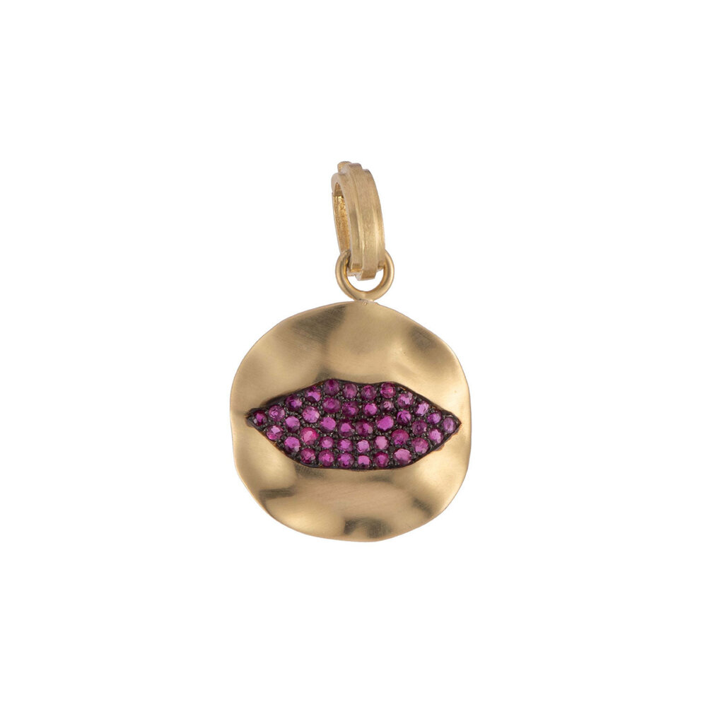 Sylva & Cie - Mini Ruby Kiss Pendant | Mitchell Stores