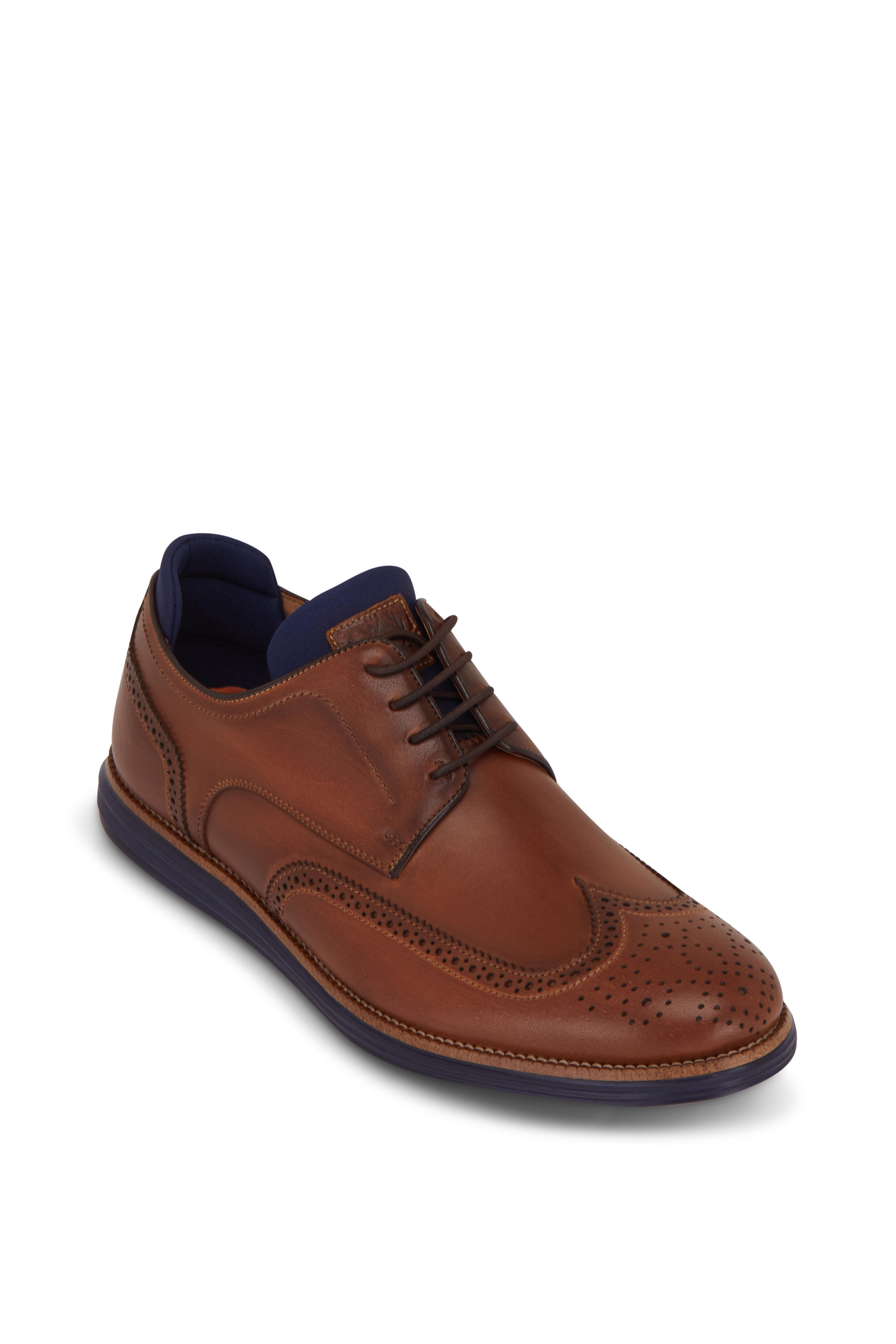 Martin Dingman - Countryaire Wingtip Brown Leather Dress Shoe