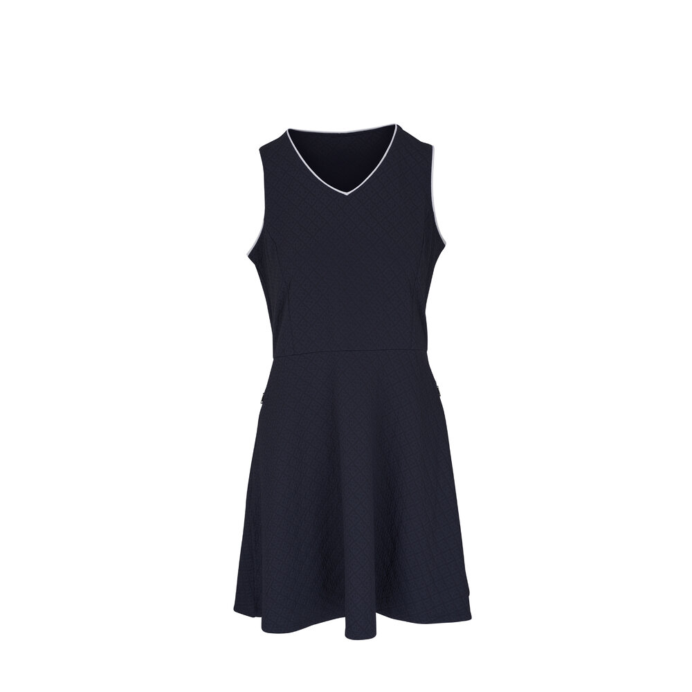 Bogner - Flora Navy Sleeveless Dress | Mitchell Stores