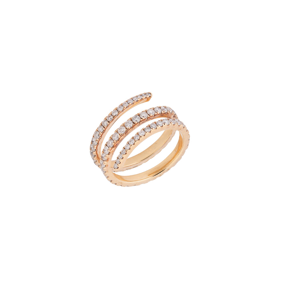 Kai Linz - Diamond Triple Coil Ring | Mitchell Stores