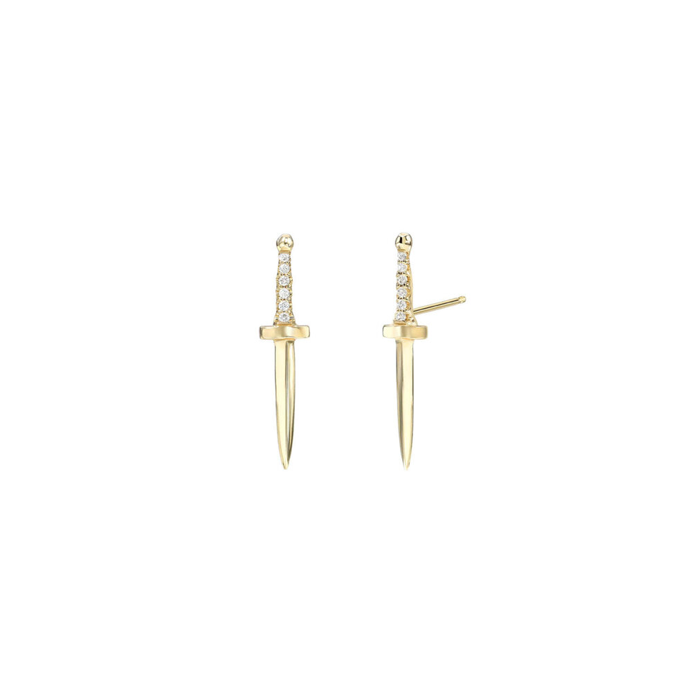 Dru - Baby Diamond Dagger Earrings | Mitchell Stores
