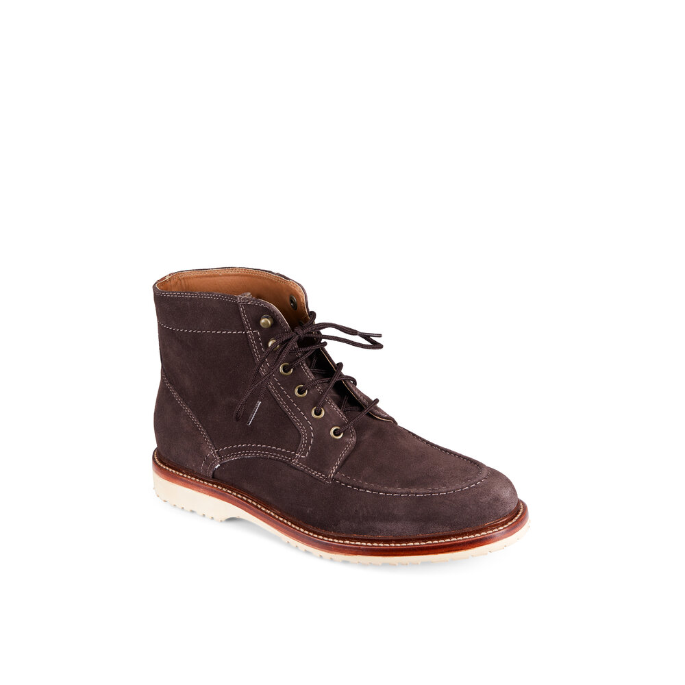 Trask - Andrew Gray Weather Resistant Suede Lace-Up Boot