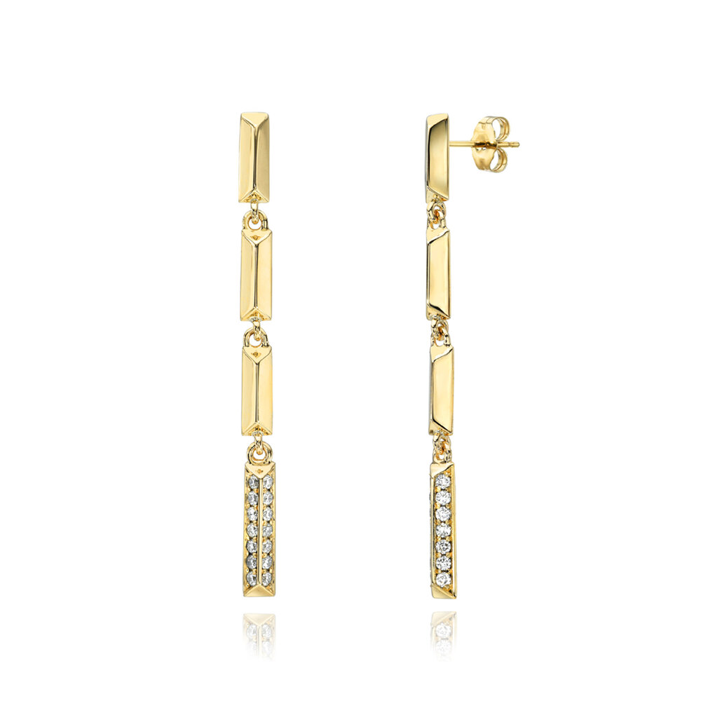Dru - Diamond Candelabra Earrings | Mitchell Stores