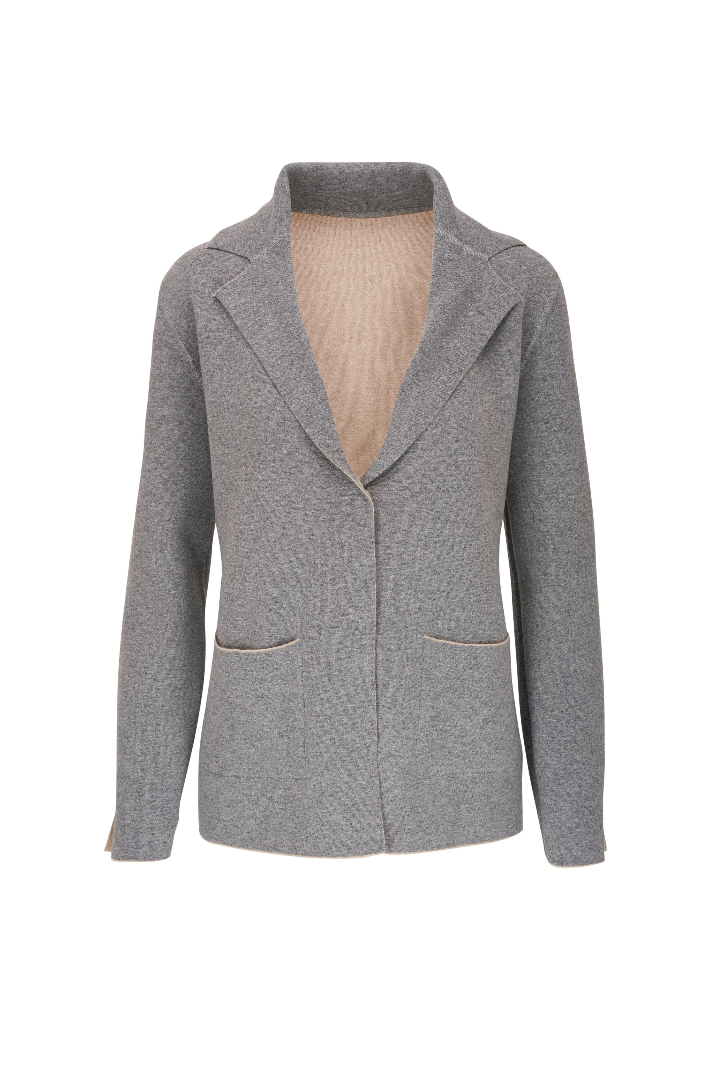 D.Exterior - Beige & Gray Reversible Jacket | Mitchell Stores