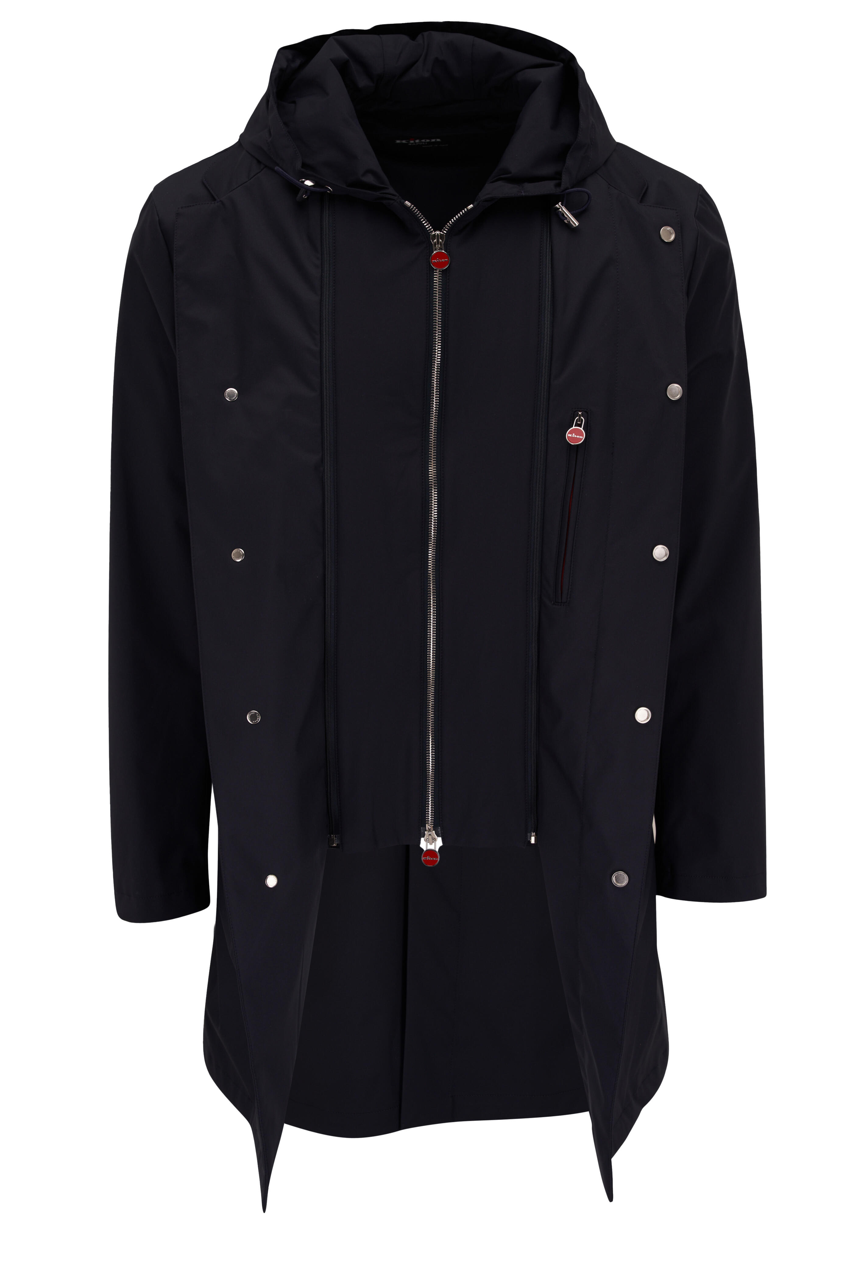 Kiton - Navy Nylon Dickey Coat | Mitchell Stores