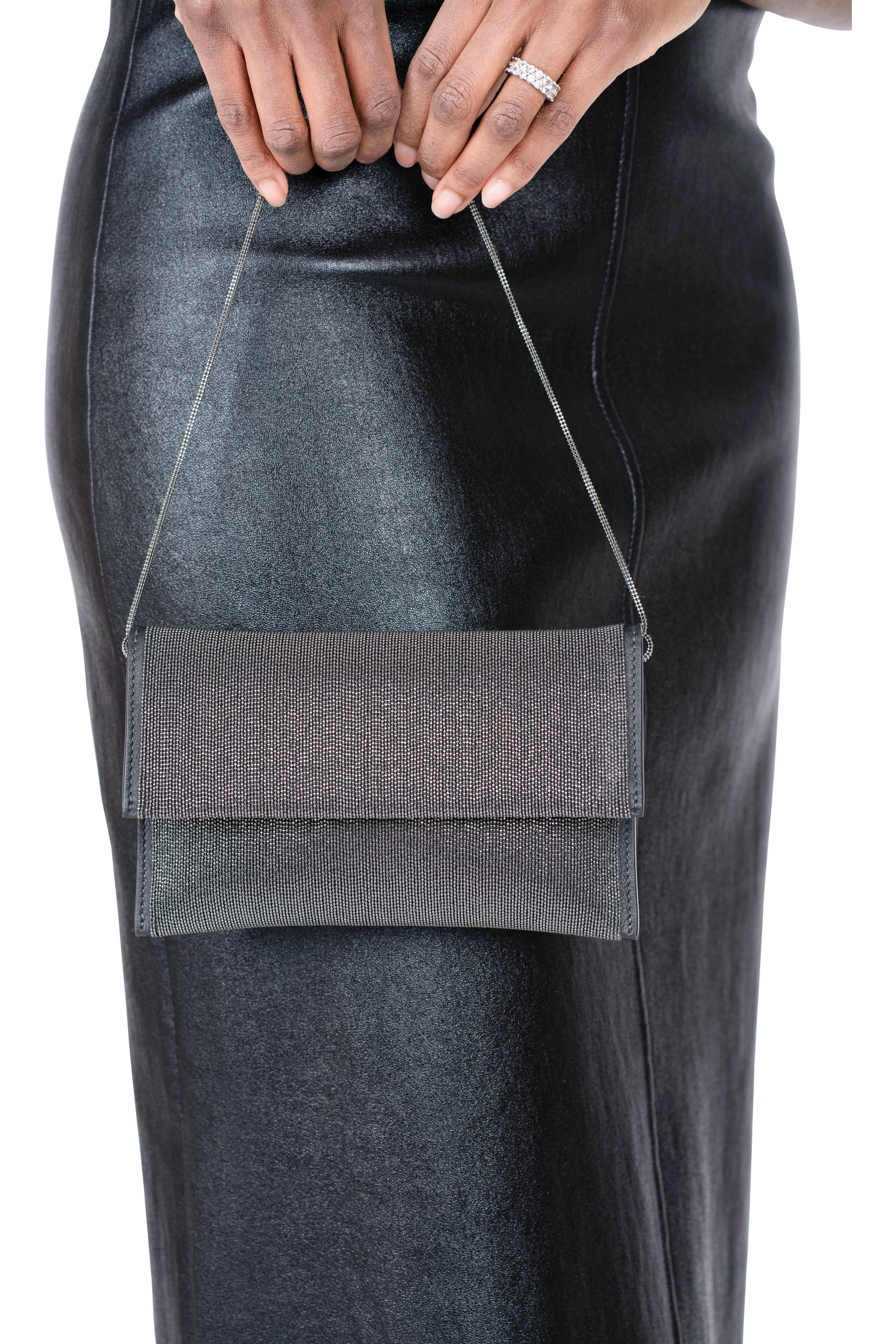 Brunello Cucinelli - Ultra Black Monili Crossbody Cultch