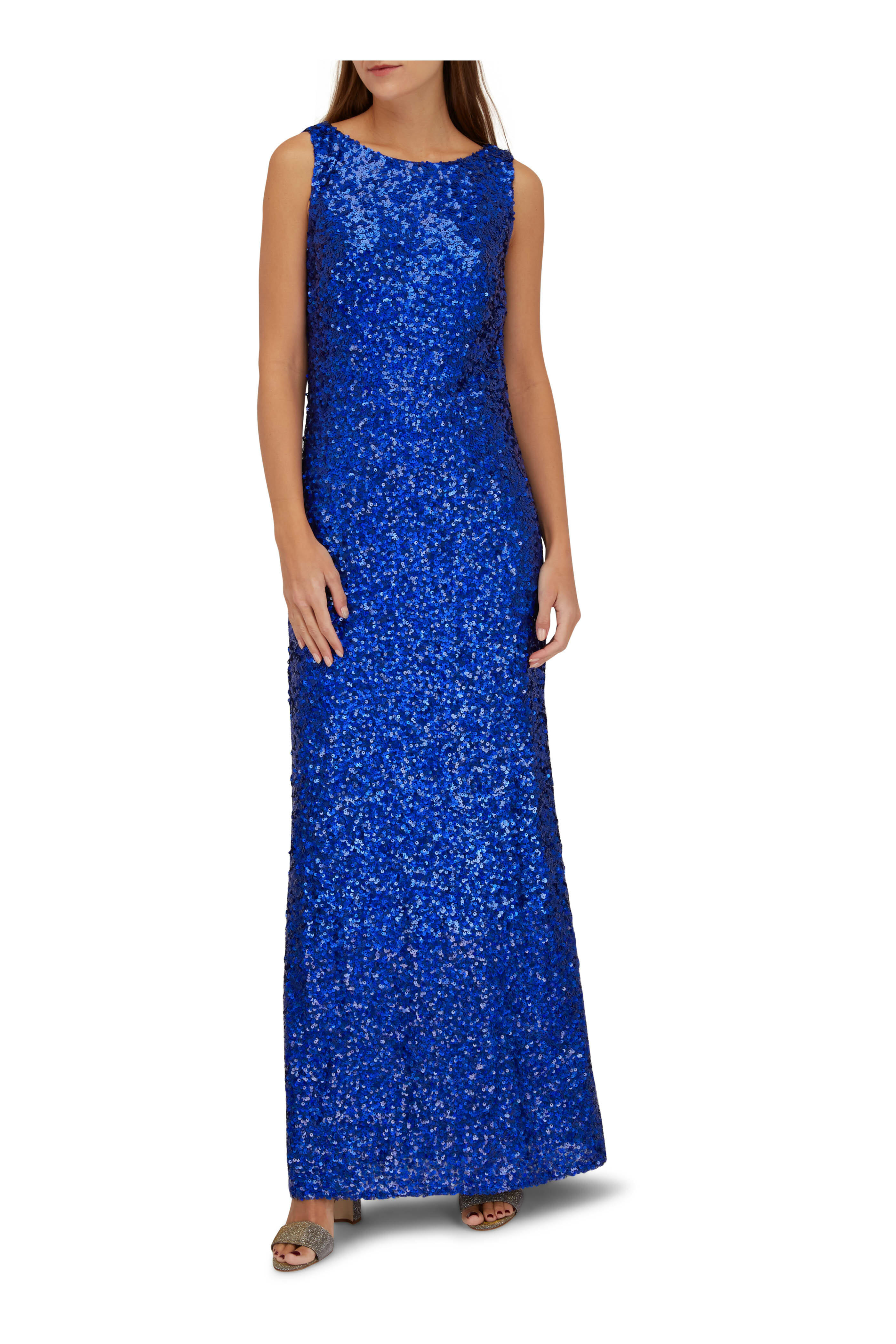 Sachin + Babi - Mariah Cobalt Blue Gown | Mitchell Stores