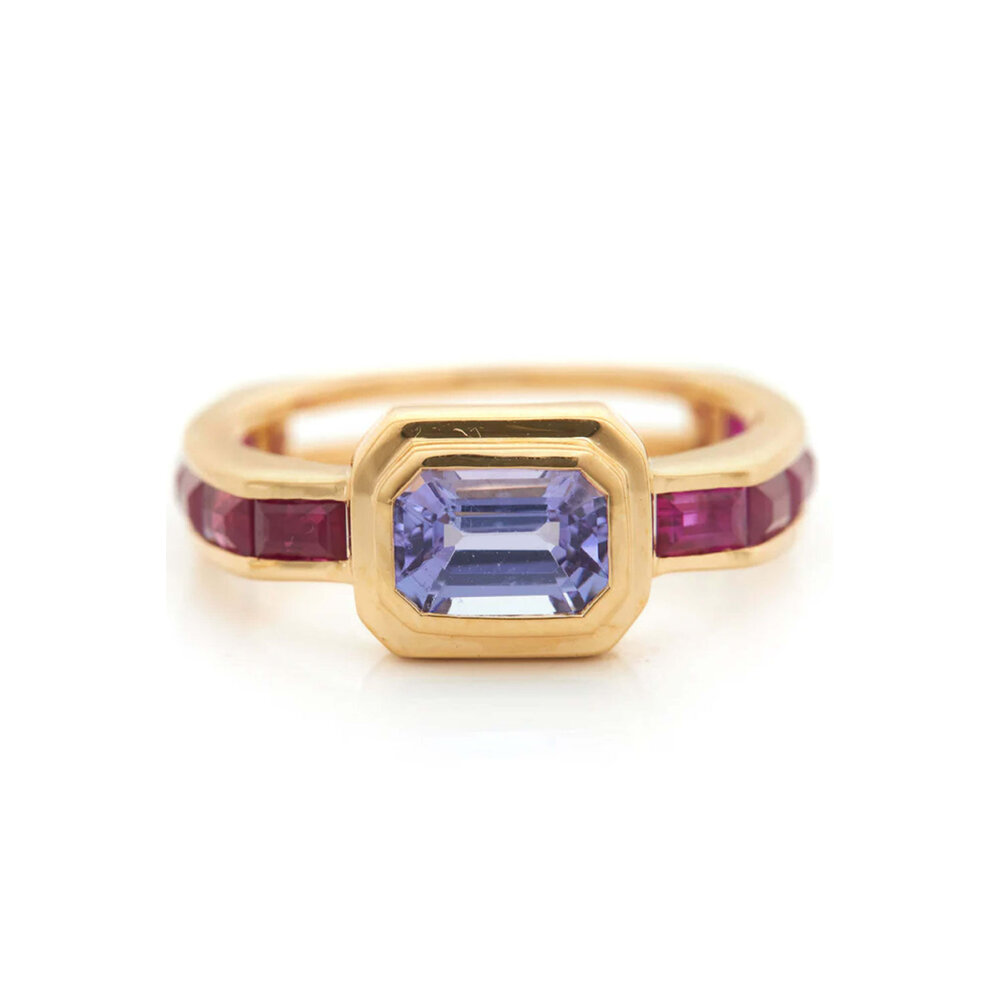 Yi Collection - Tanzanite and Ruby Circa Ring | Mitchell Stores