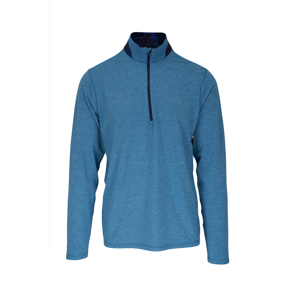 Greyson - Guide Sport Sea Turtle Blue Quarter Zip Pullover