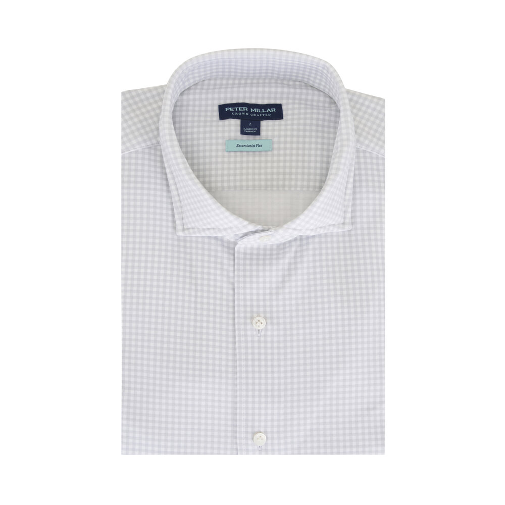 Peter Millar - Excursionist Flex British Gray Check Sport Shirt