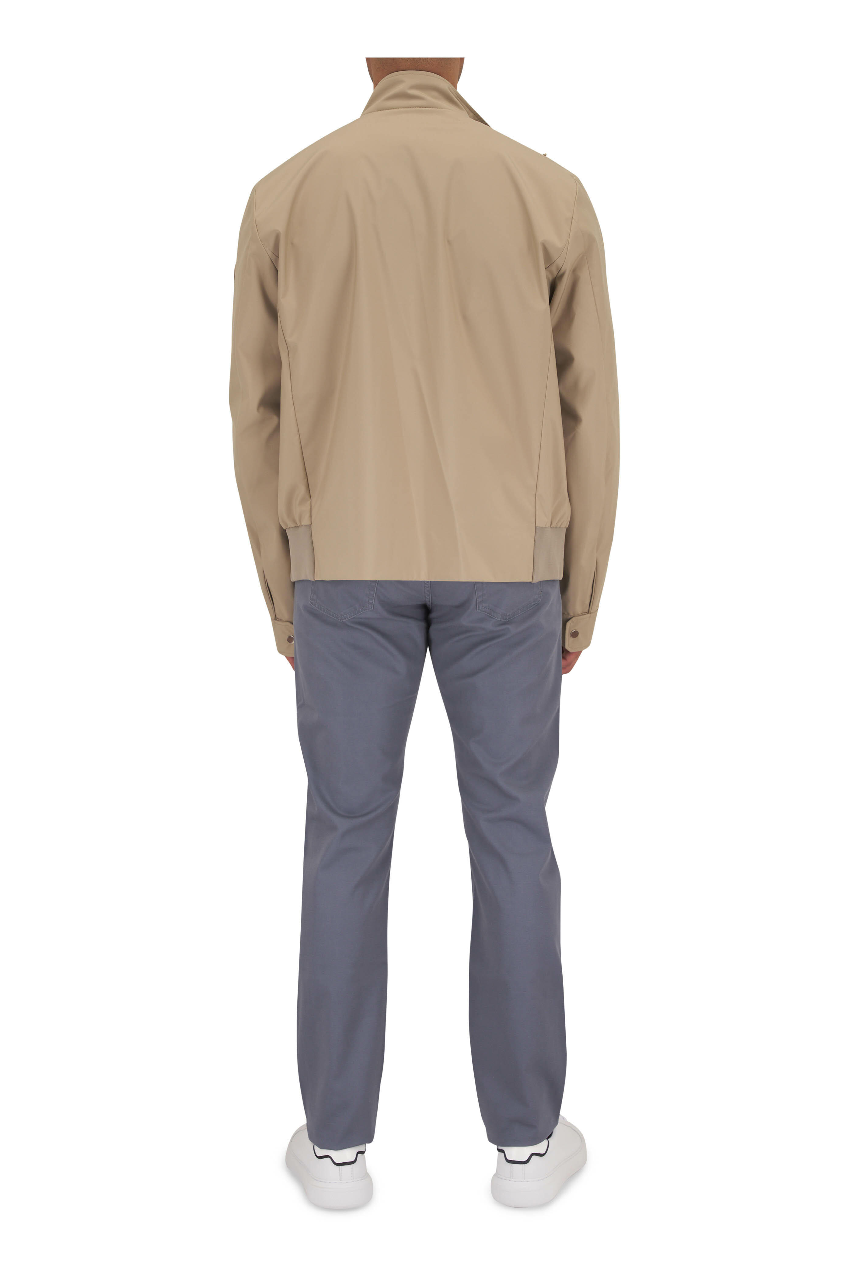 Moncler - Tan Zip Jacket | Mitchell Stores