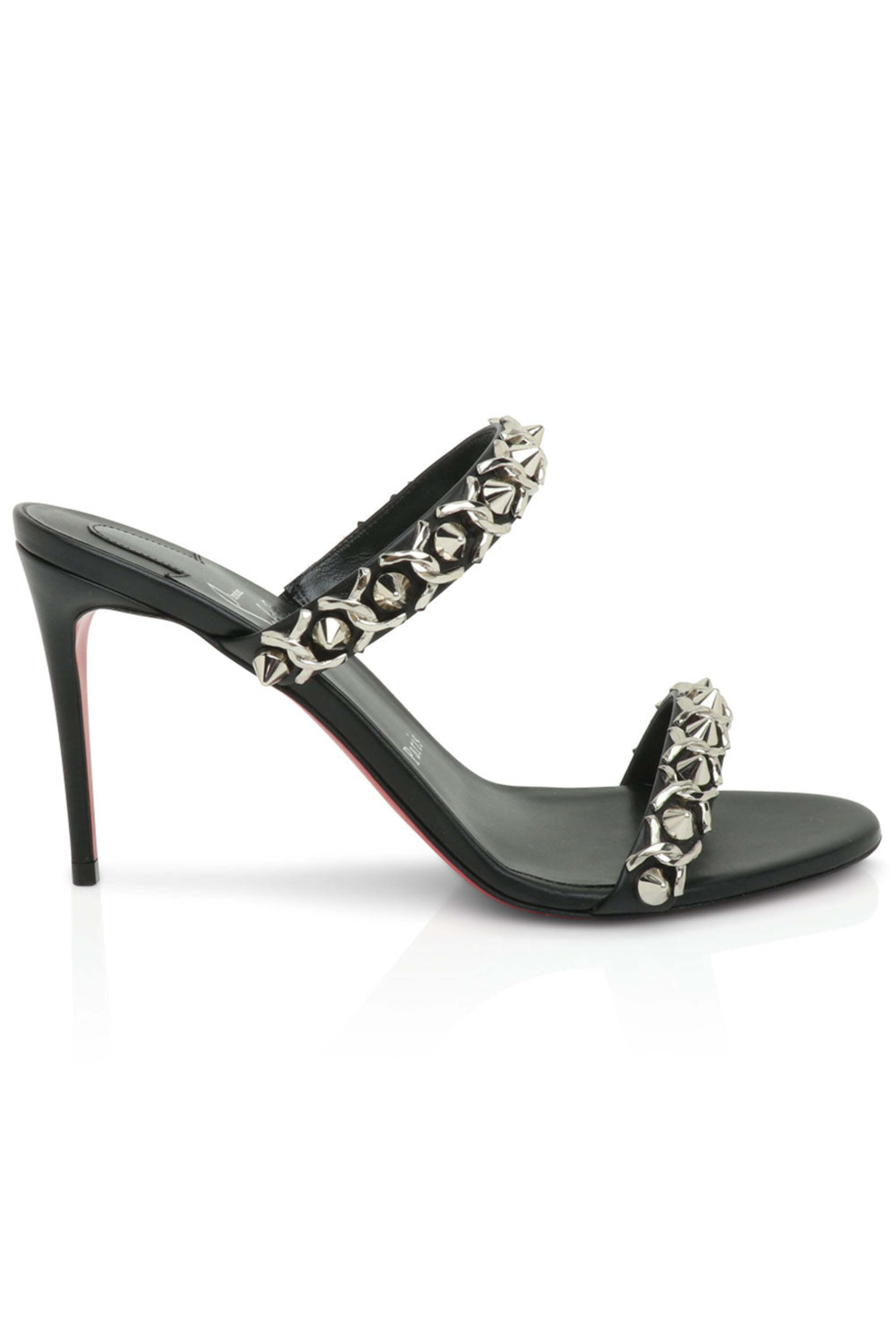 Christian Louboutin - Just Chain 85 Kid Sandal in Black