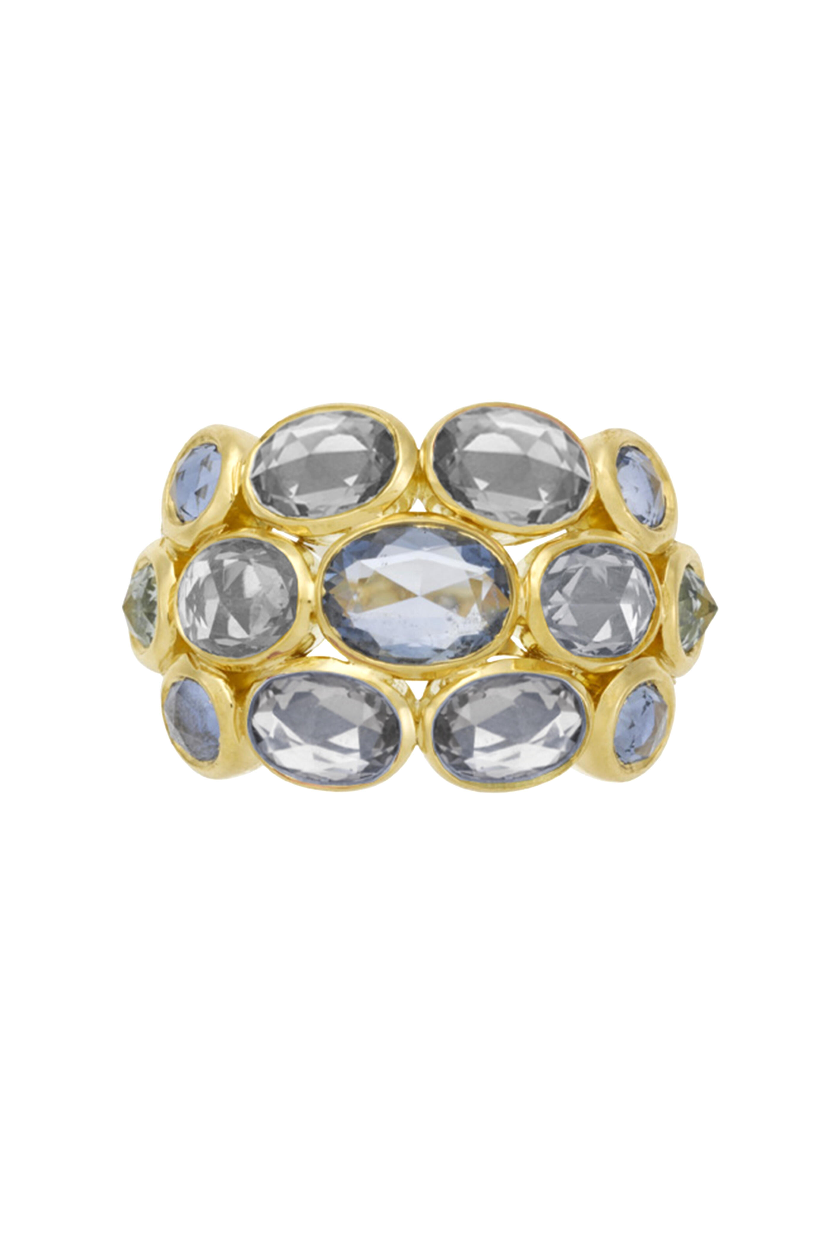 Temple St. Clair - 18K Yellow Gold Sapphire & Diamond Ring