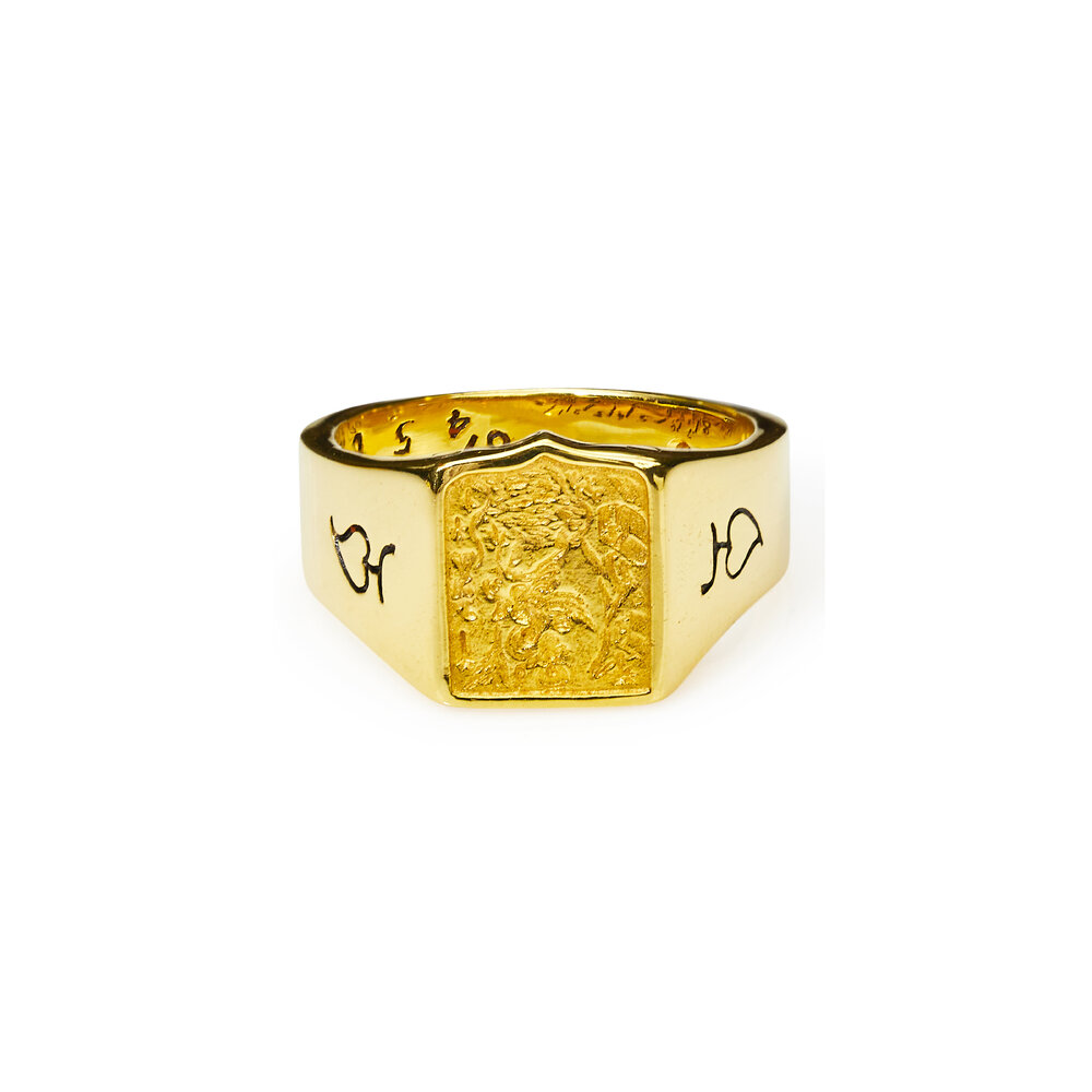 K. Brunini Jewels - Body Armor Sundial Signet Ring