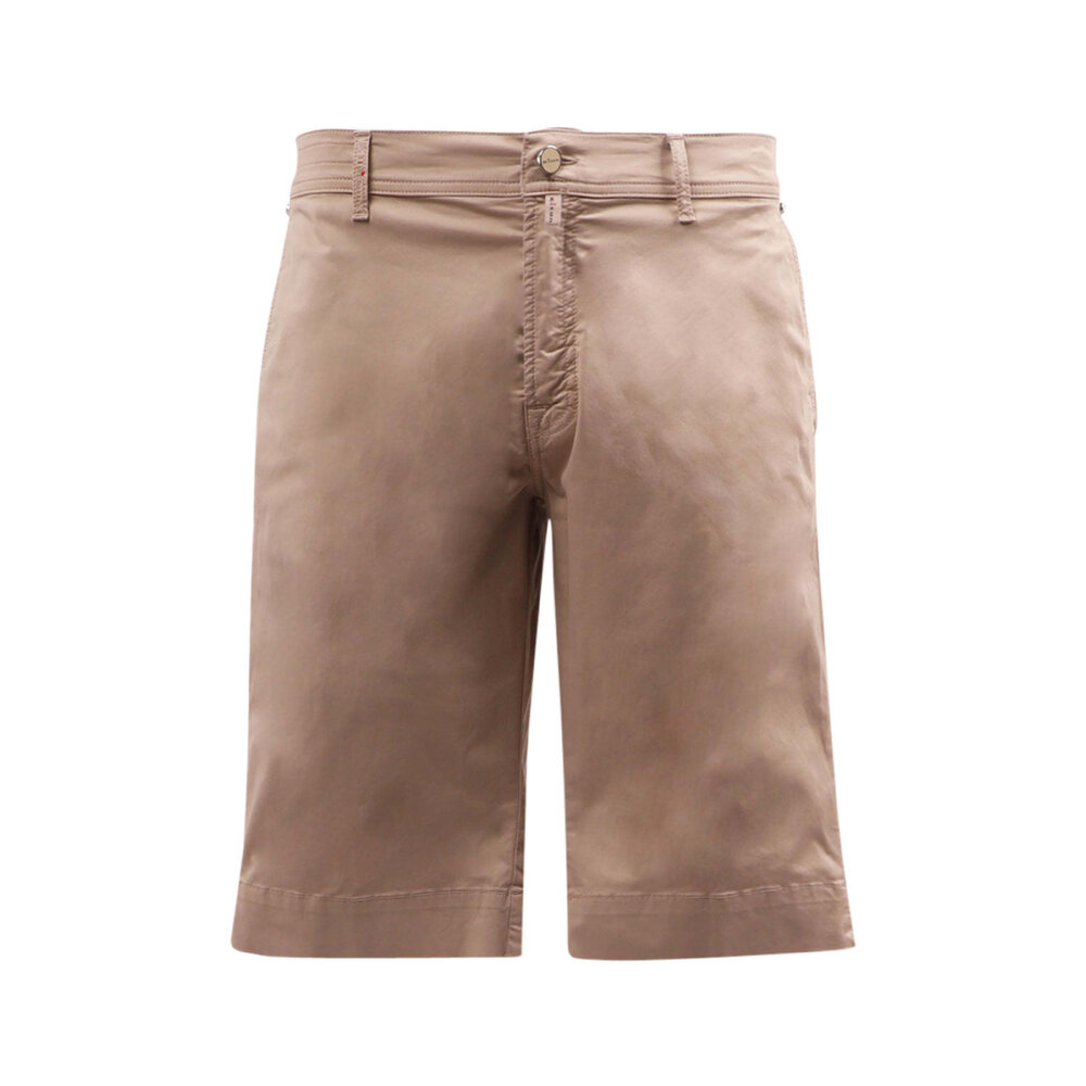 Kiton - Khaki Cotton Shorts | Mitchell Stores