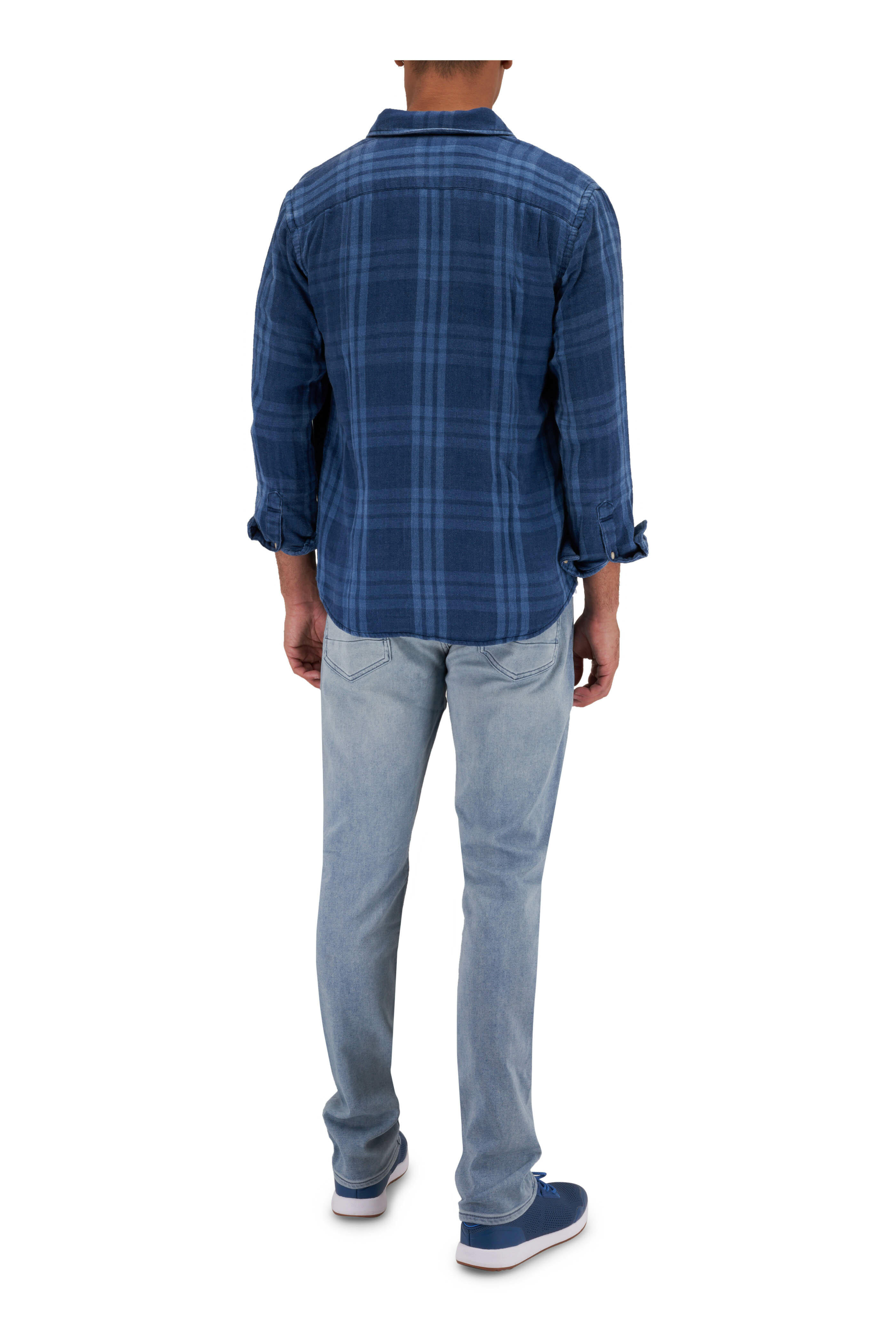 Faherty Brand - The Tony Indigo Mist Doublecloth Sport Shirt