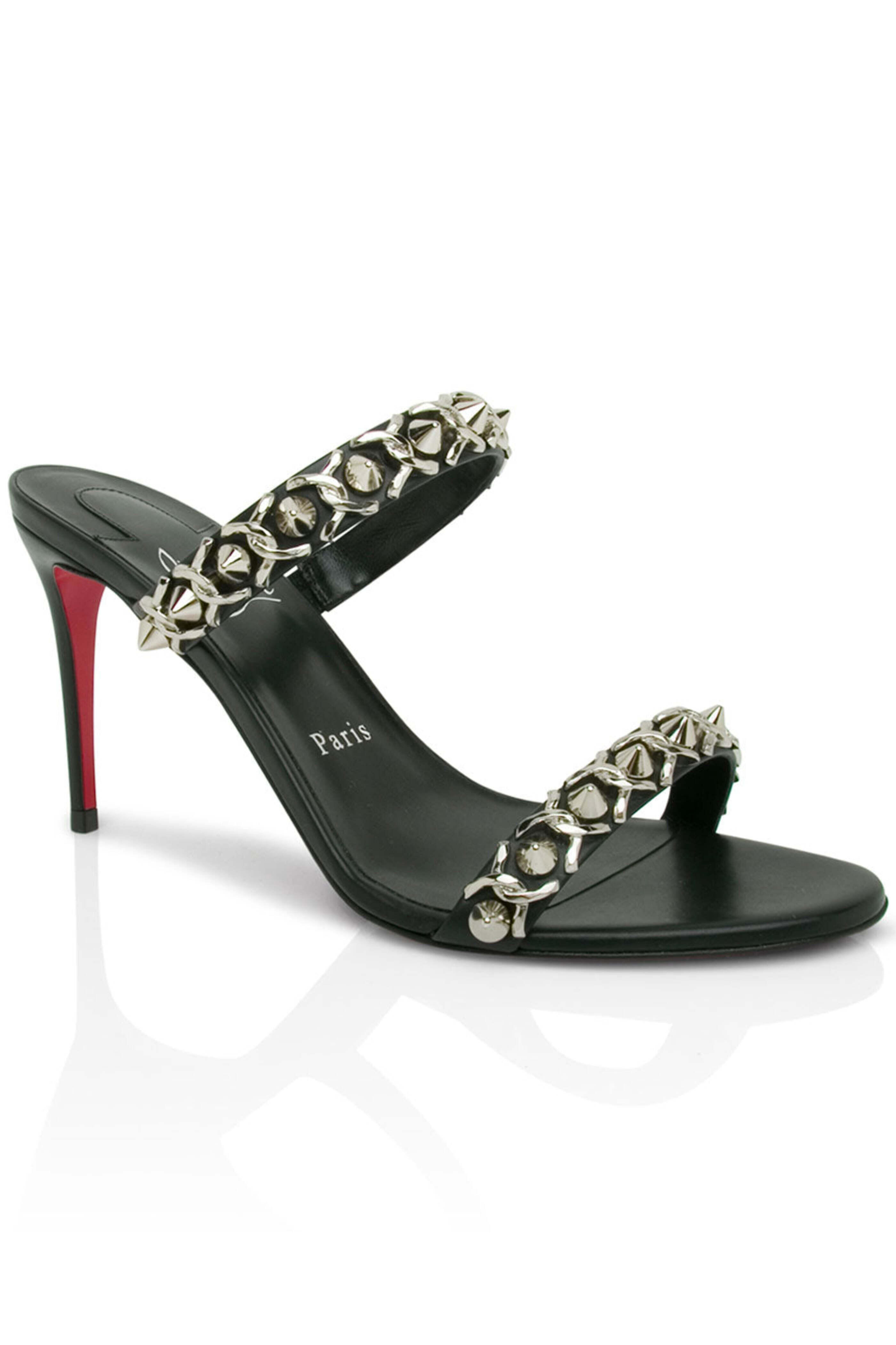 Christian Louboutin - Just Chain 85 Kid Sandal in Black