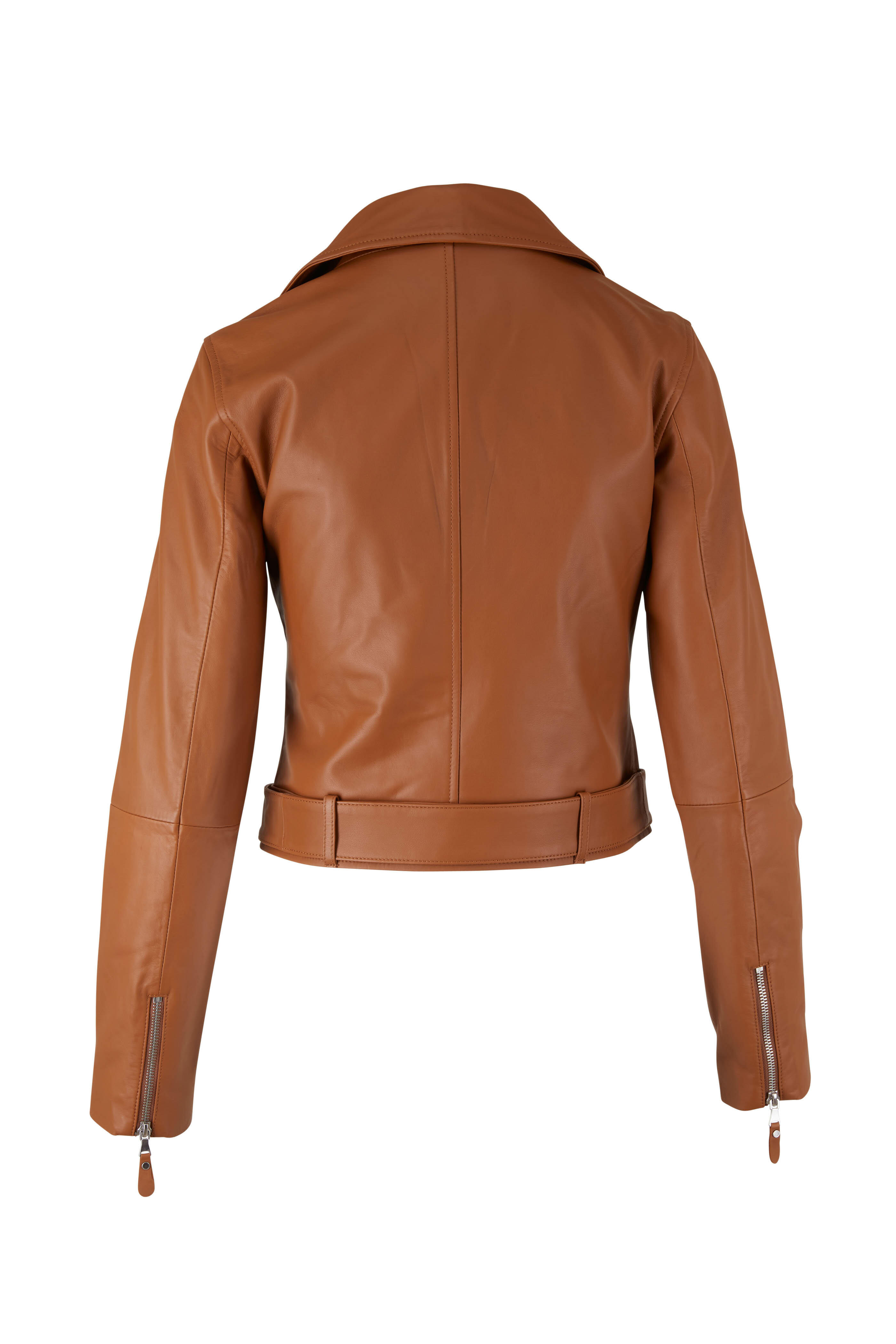 Paige - Ryanne Toffee Leather Jacket | Mitchell Stores