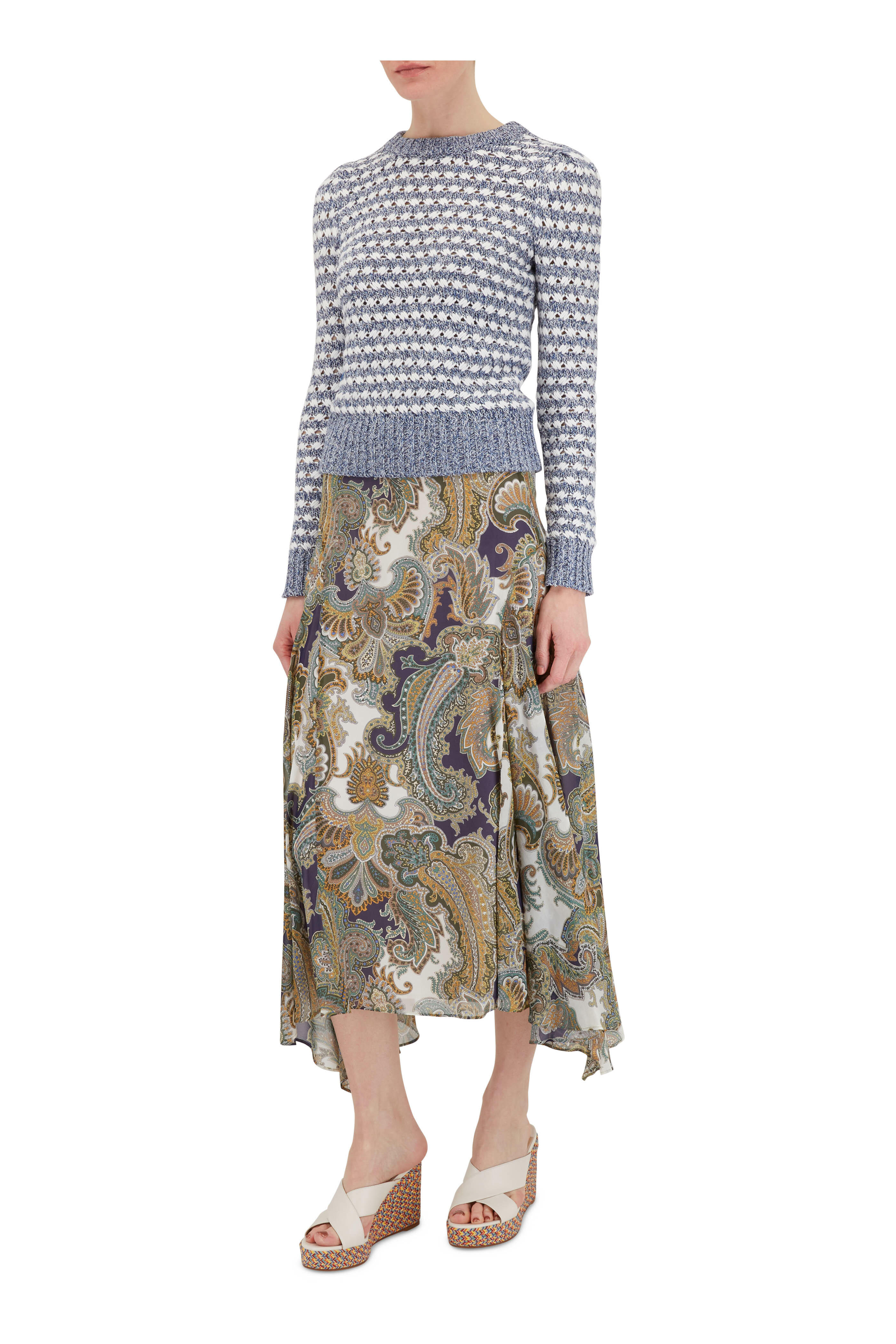 Veronica Beard - Karima Army Multi Printed Skirt