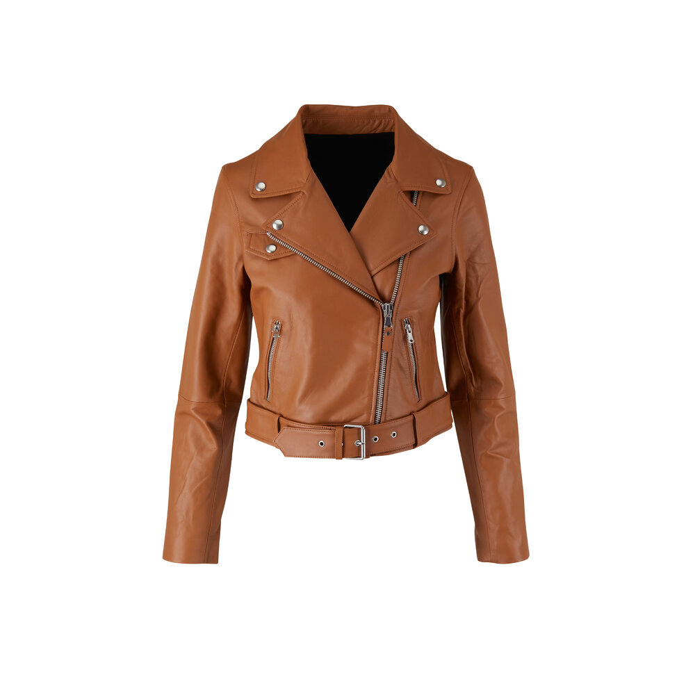 Paige - Ryanne Toffee Leather Jacket | Mitchell Stores