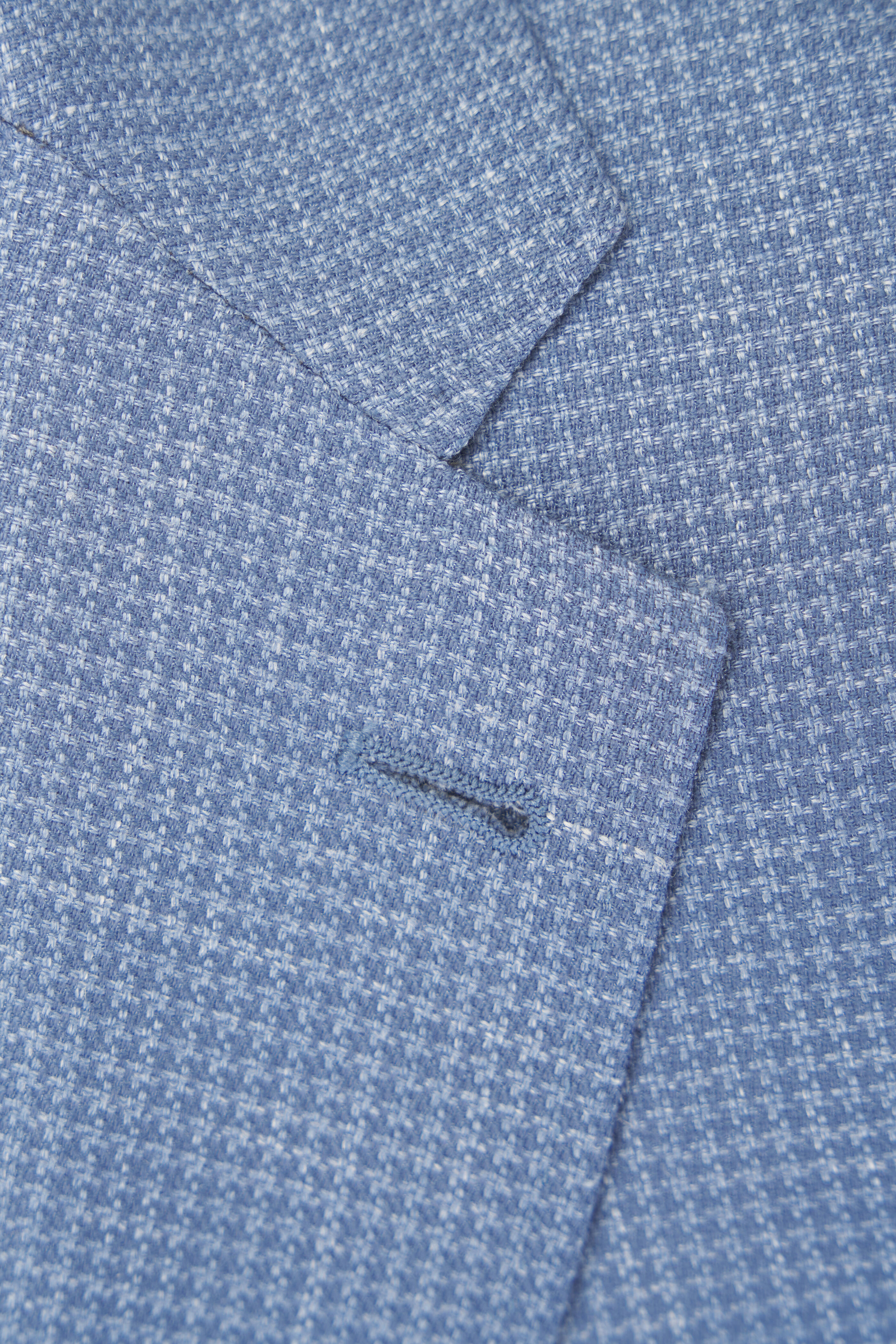 Canali - Blue Check Cashmere, Silk & Linen Sportcoat