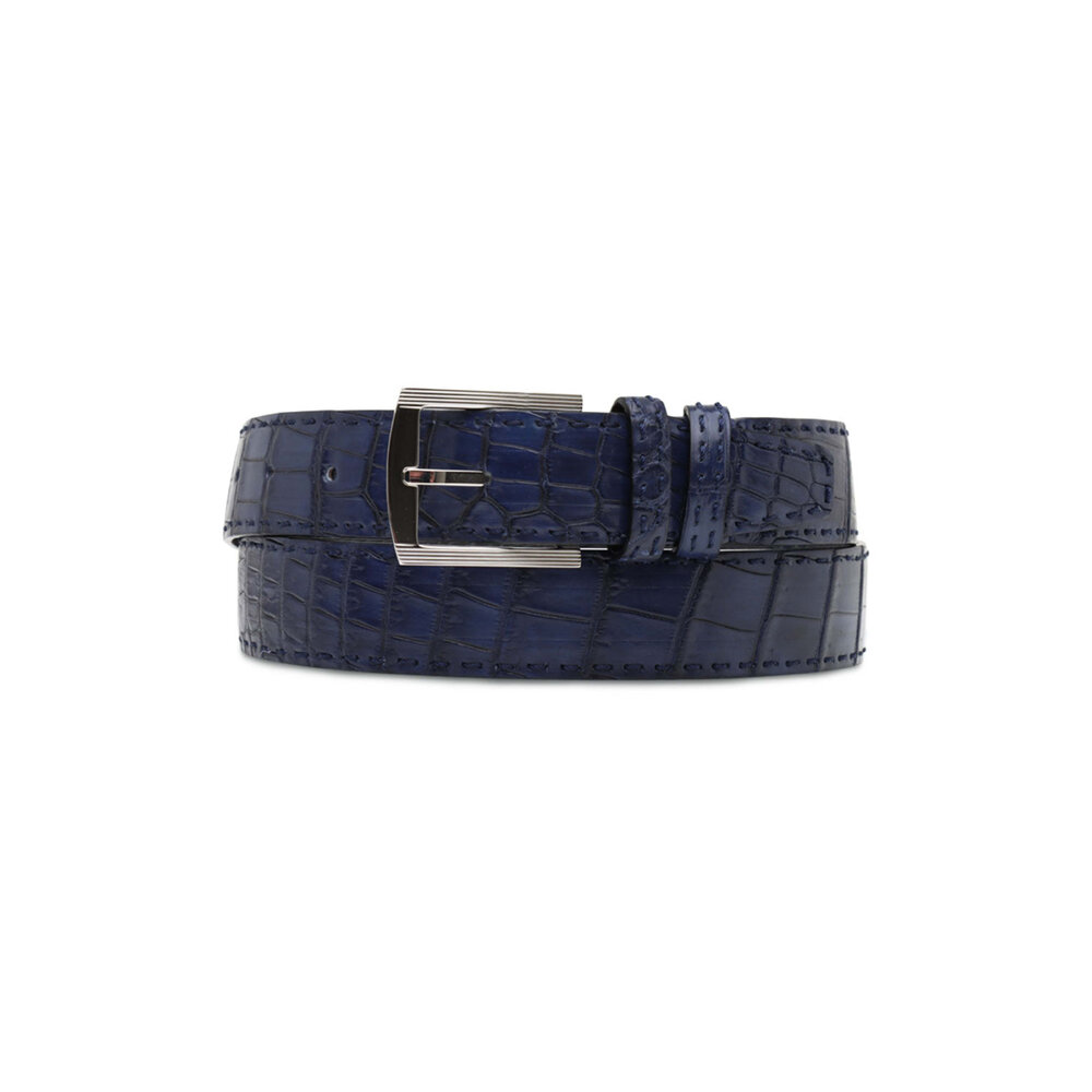 Kiton - Blue Belt | Mitchell Stores