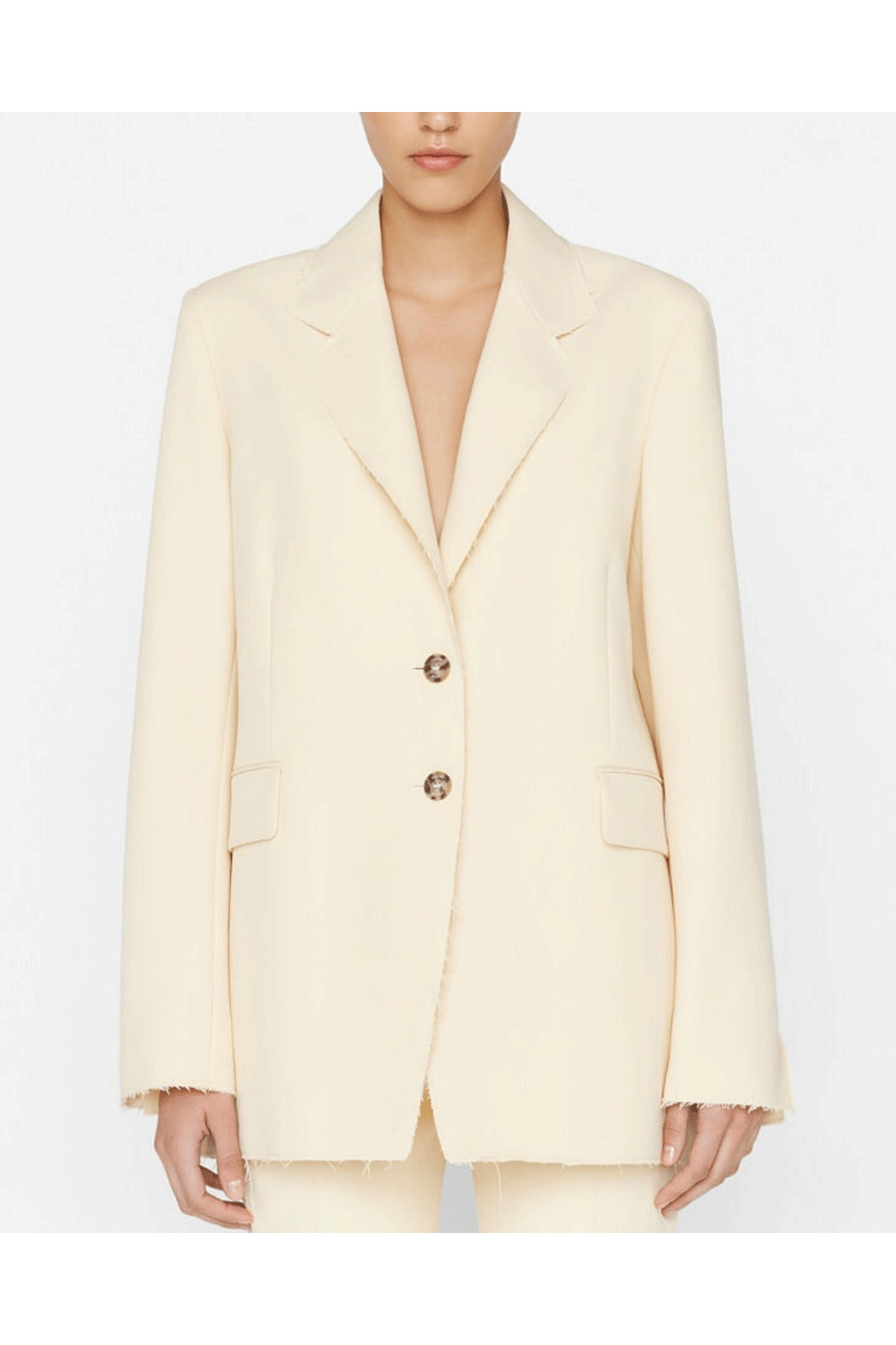 Frame - Butter Oversized Raw Hem Blazer | Mitchell Stores