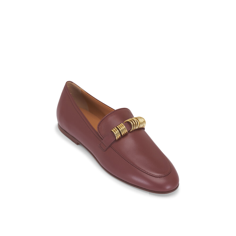 Tod's - Bordeaux Leather Loafer | Mitchell Stores