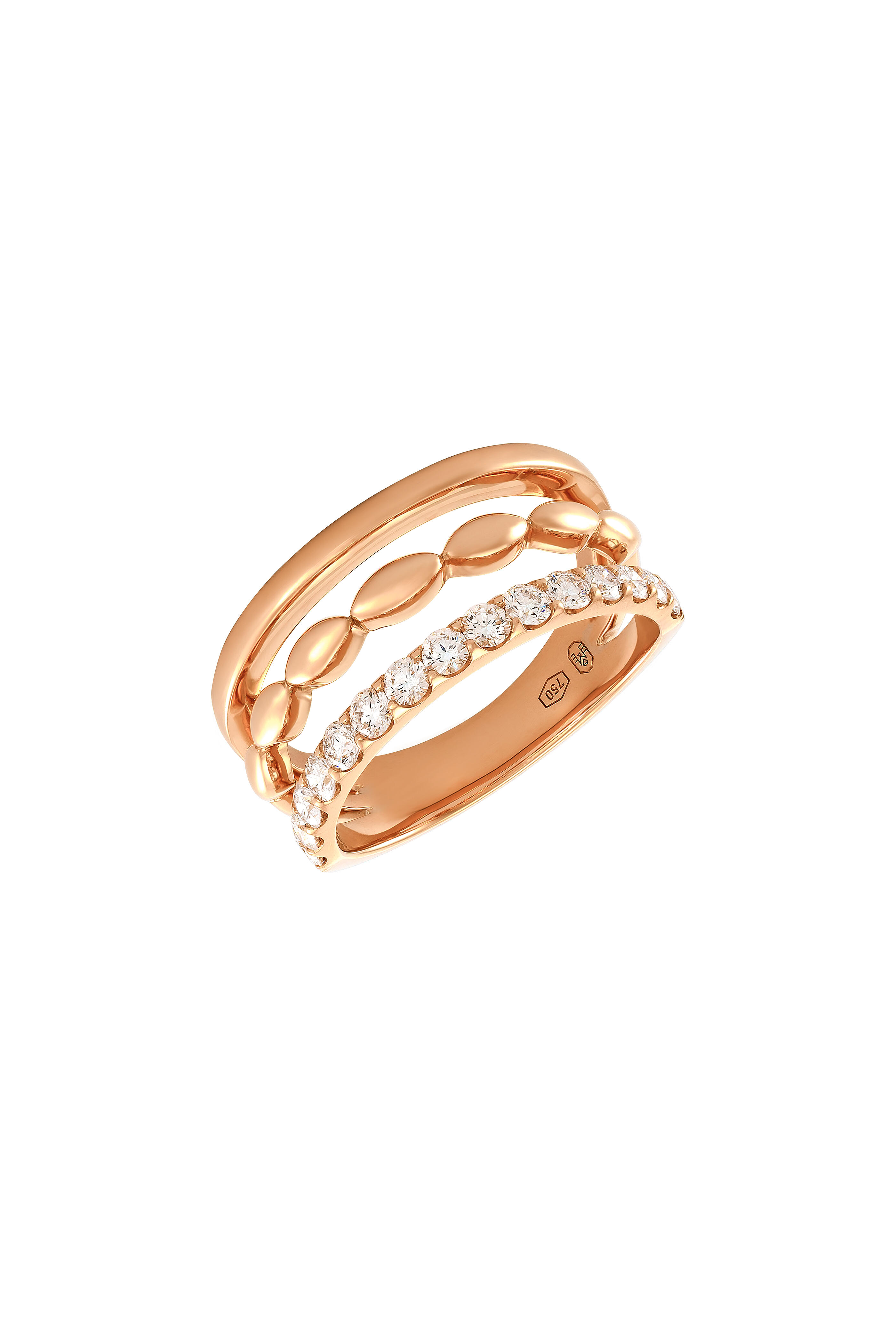 Etho Maria - 18k Rose Gold Diamond Ring | Mitchell Stores