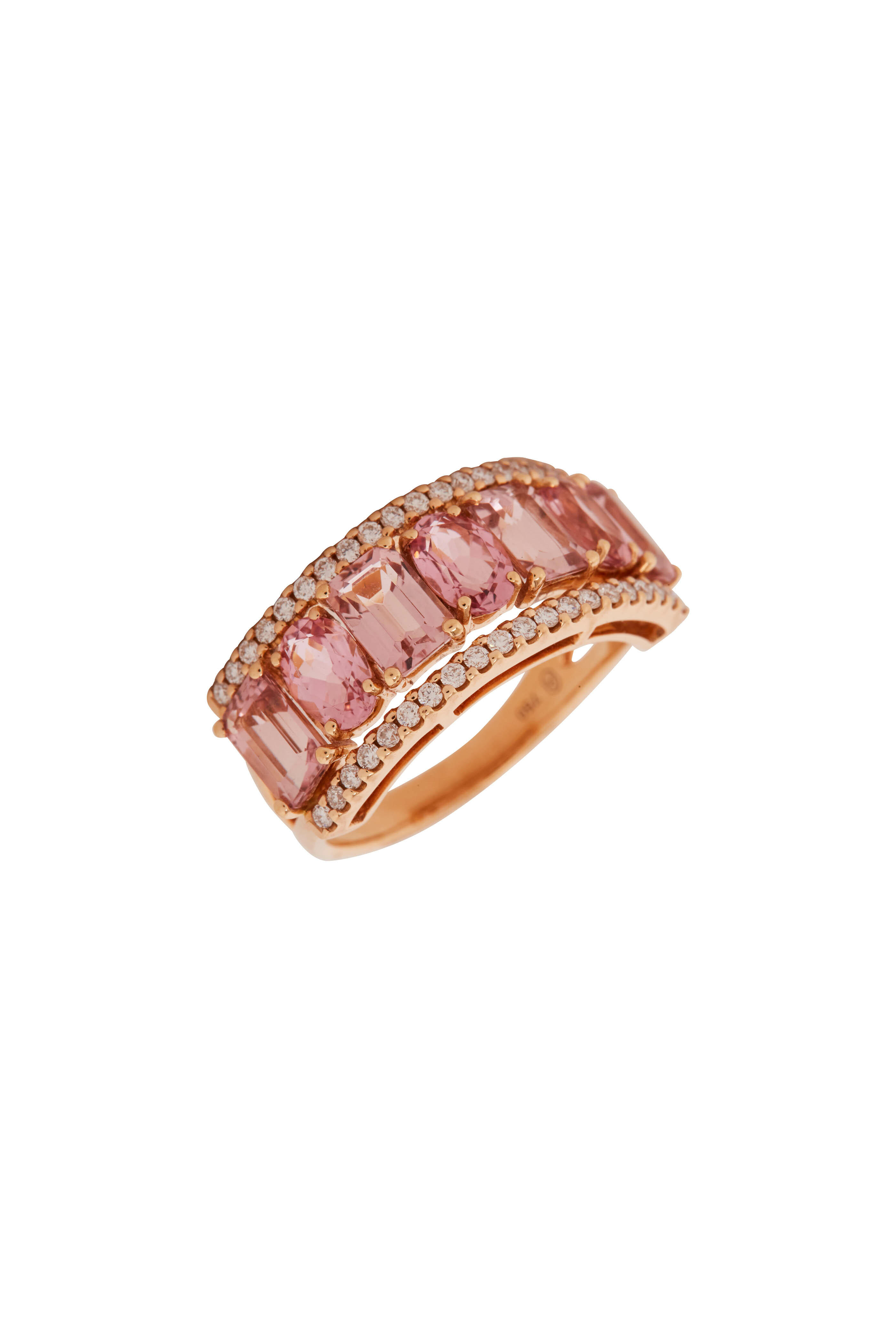 Etho Maria - Pink Tourmaline & Diamond Band | Mitchell Stores