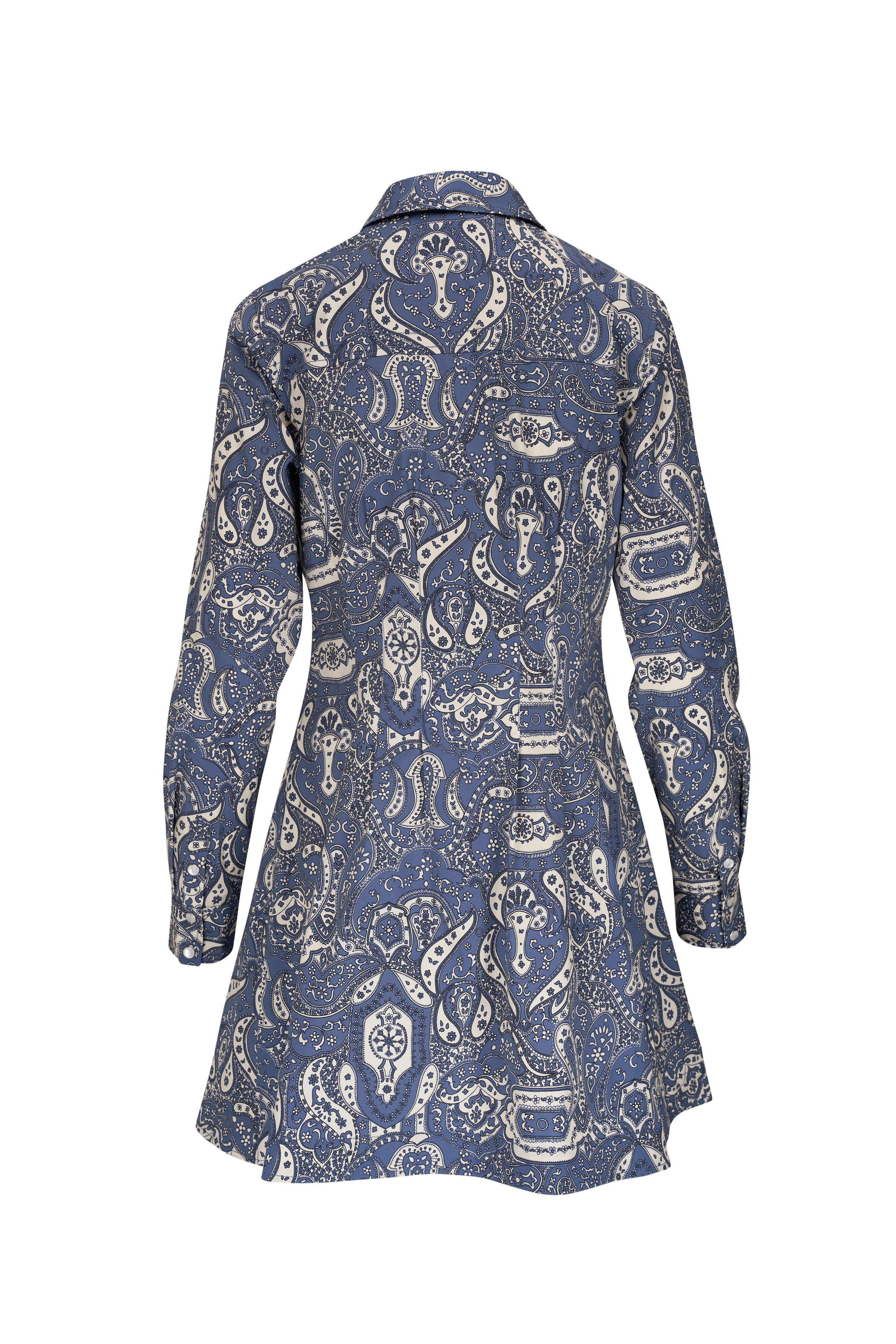 Veronica Beard - Karmi Washed Indigo Multi Mini Dress