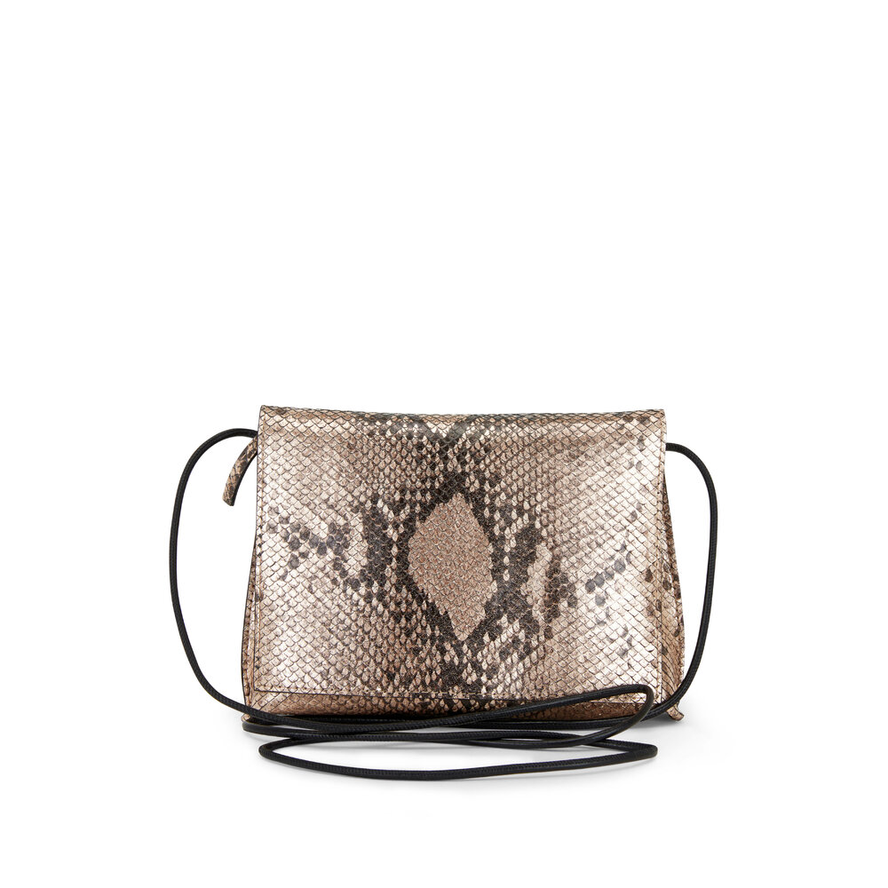 B May Bags - Blush Snakeskin Print Small Crossbody