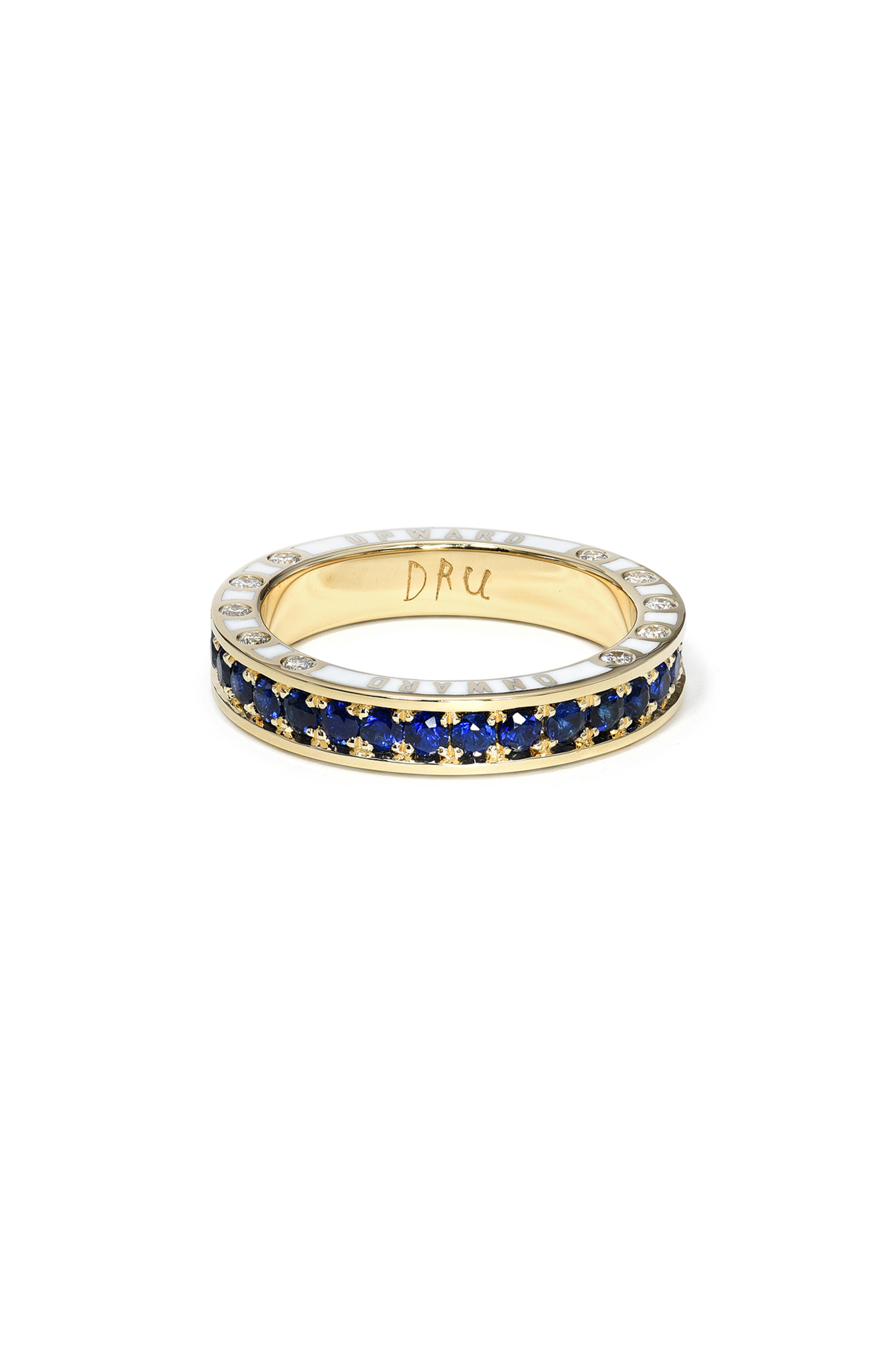 Dru Diamond And Sapphire Onward Upward Ring Mitchell Stores
